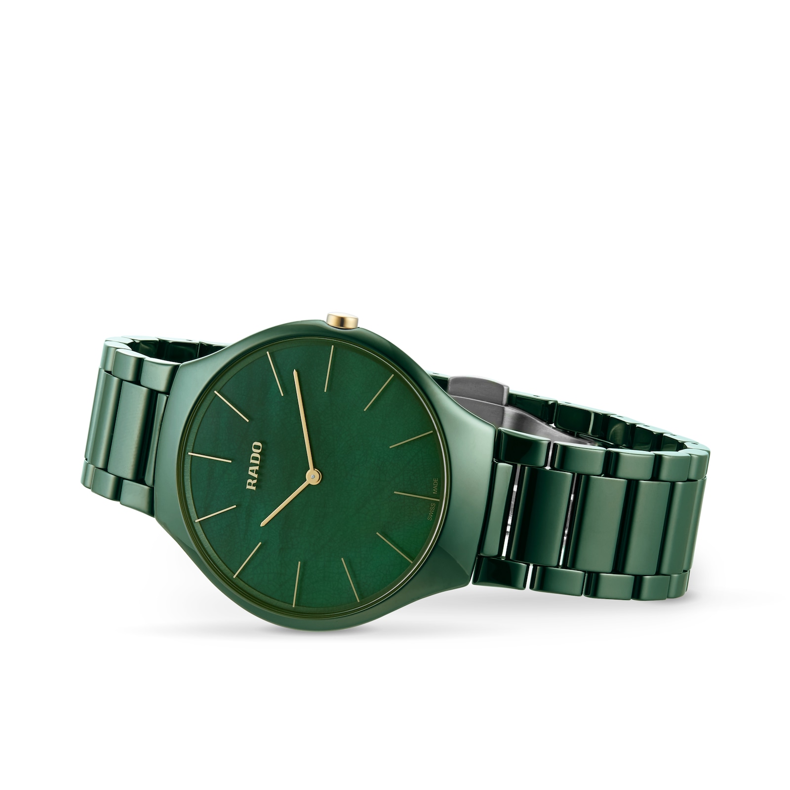 Rado True Thinline 39mm Unisex Watch Green R27006912 | Watches Of ...
