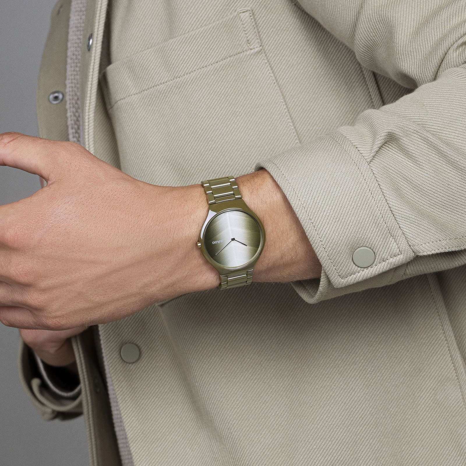 Rado True Thinline X Great Gardens Of The World 39mm Unisex Watch Green ...