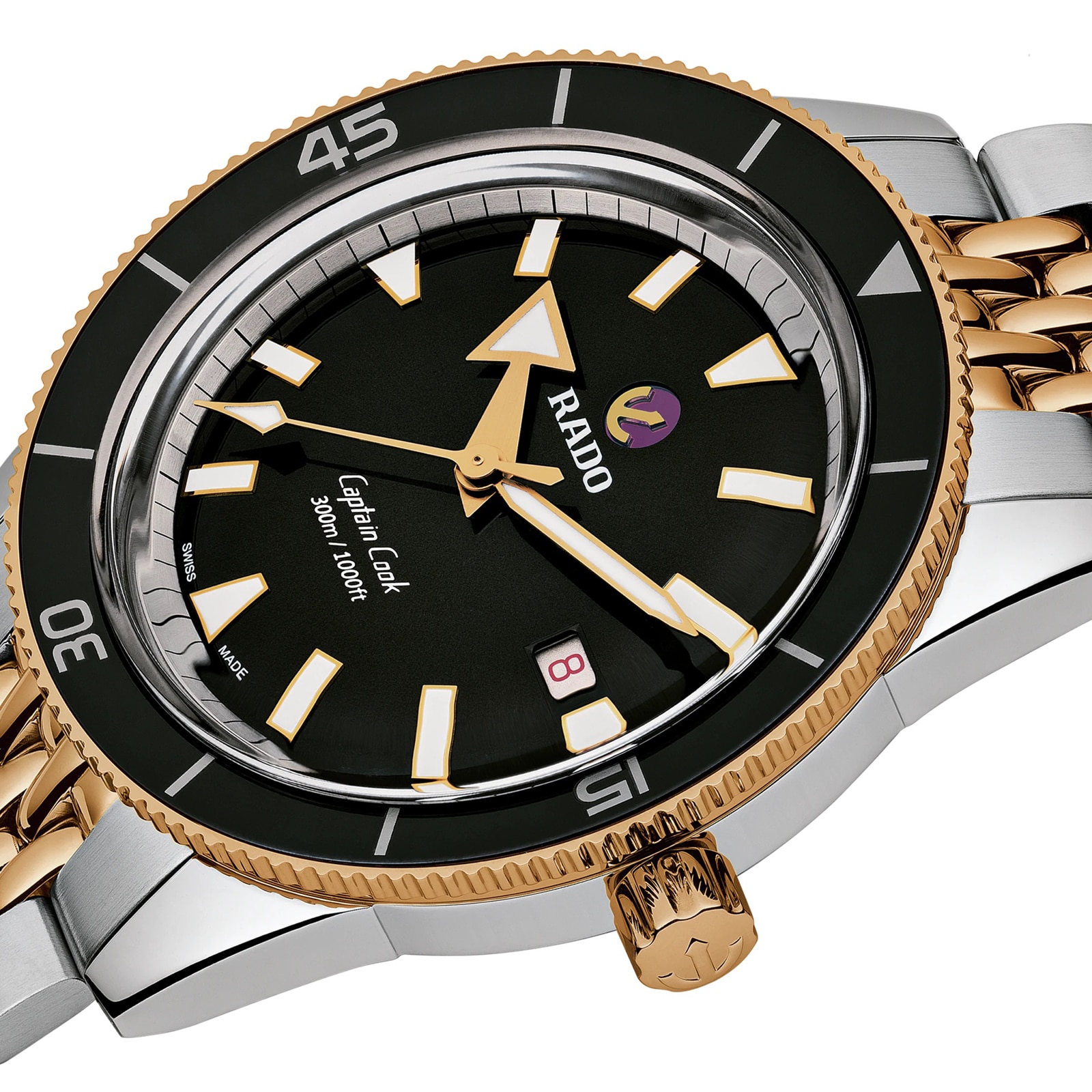 Rado Captain Cook Automatic 42mm Mens Watch R32137153 | Goldsmiths