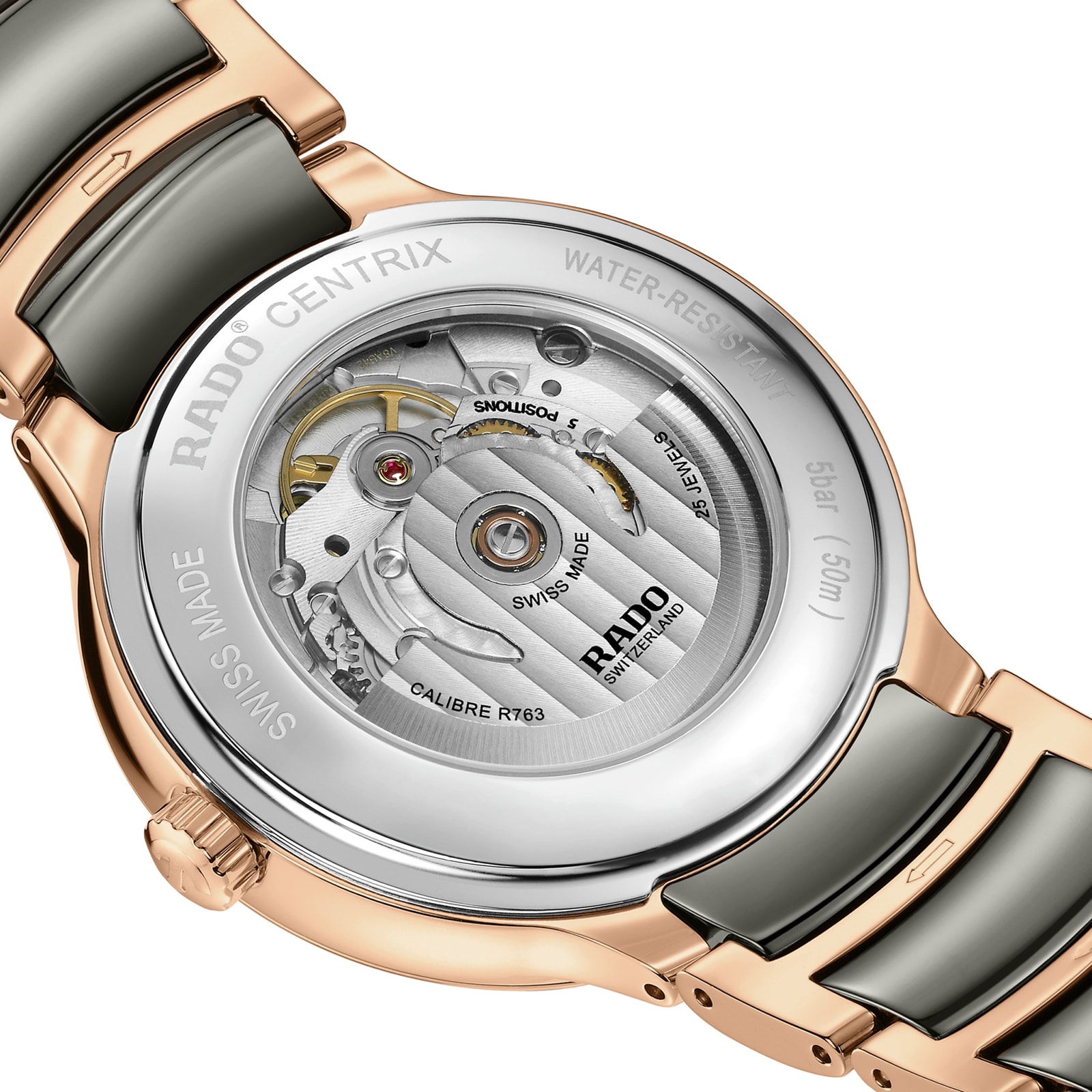 Rado Centrix 39.5mm Mens Watch Silver R30017012 | Goldsmiths