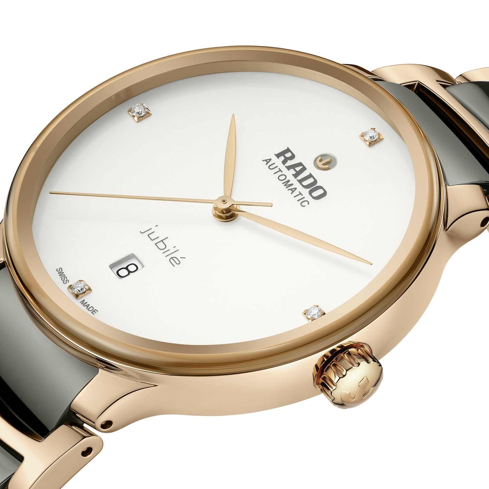 Rado Centrix 39.5mm Mens Watch Silver R30017722 | Goldsmiths