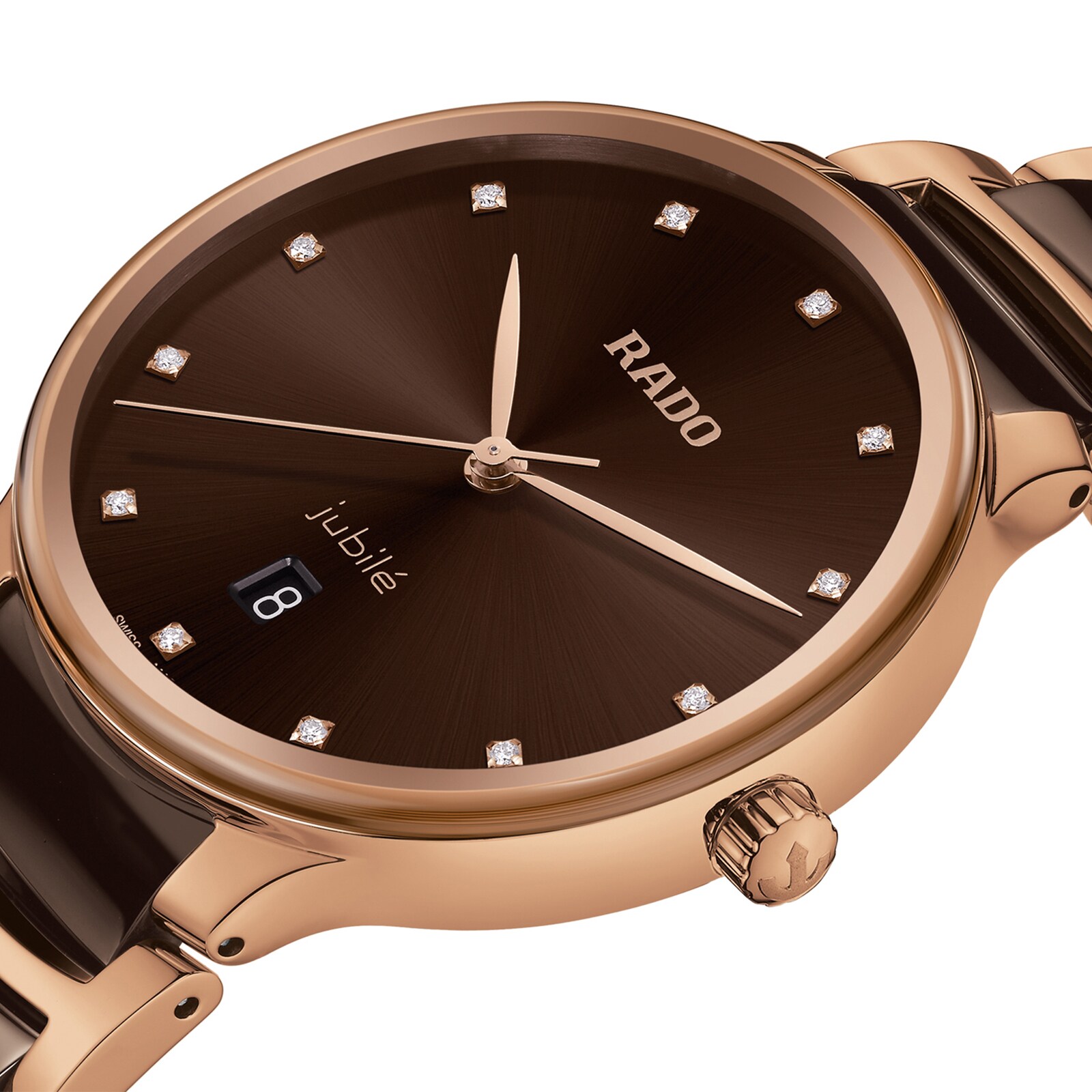 Rado Centrix Diamonds Quartz 39.5mm Watch R30023732 | Goldsmiths