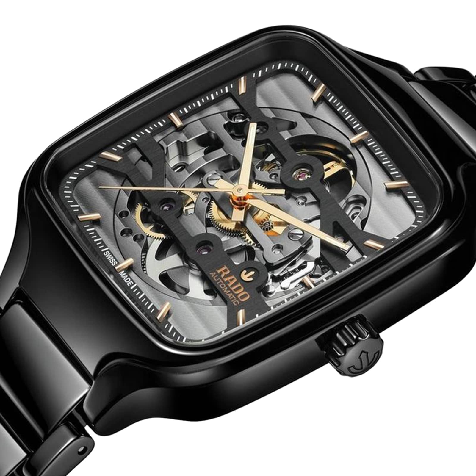 Rado True Square Automatic Skeleton 38mm Unisex Watch R27124162 | Goldsmiths