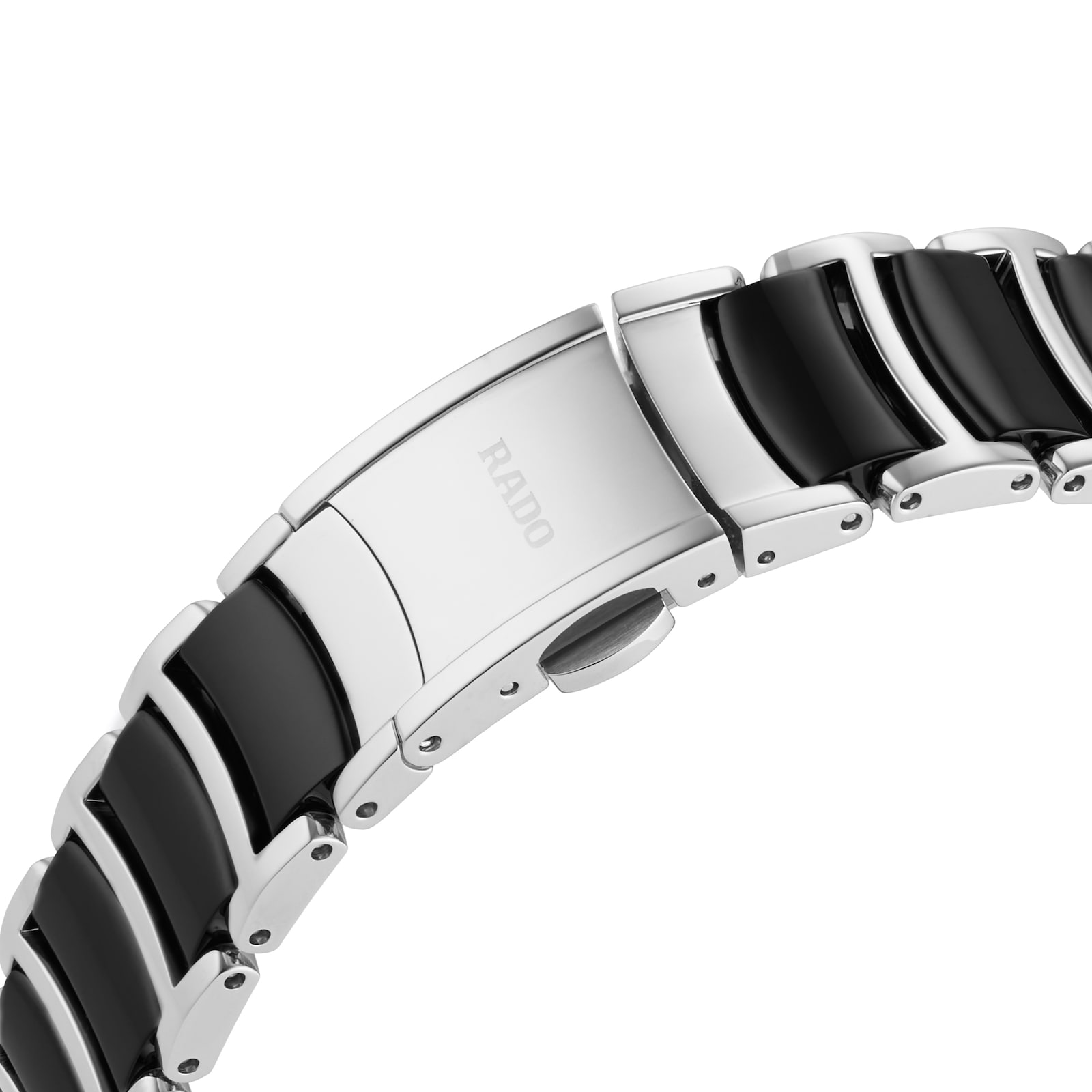 Rado Centrix 30mm Stainless Steel Ladies Watch Black R30026712 | Goldsmiths