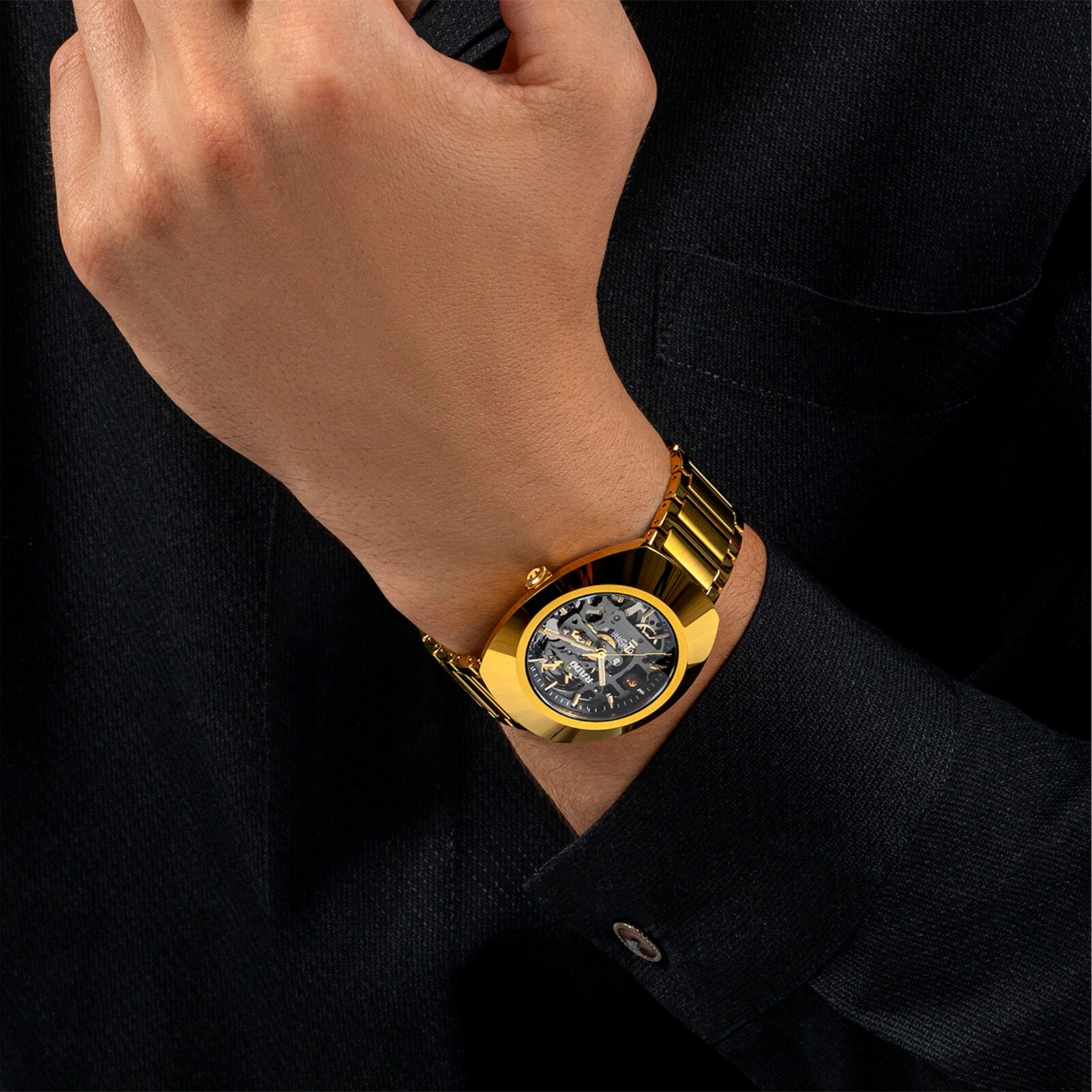 Rado DiaStar Original Skeleton 38mm Unisex Watch R12164153 | Goldsmiths