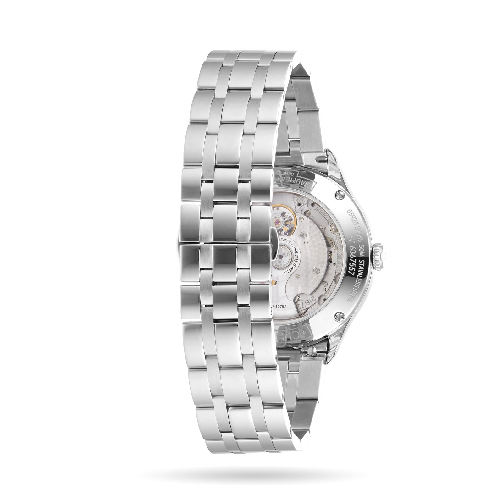 Baume & Mercier Clifton COS Certified 40mm Mens Watch Stainless Steel ...