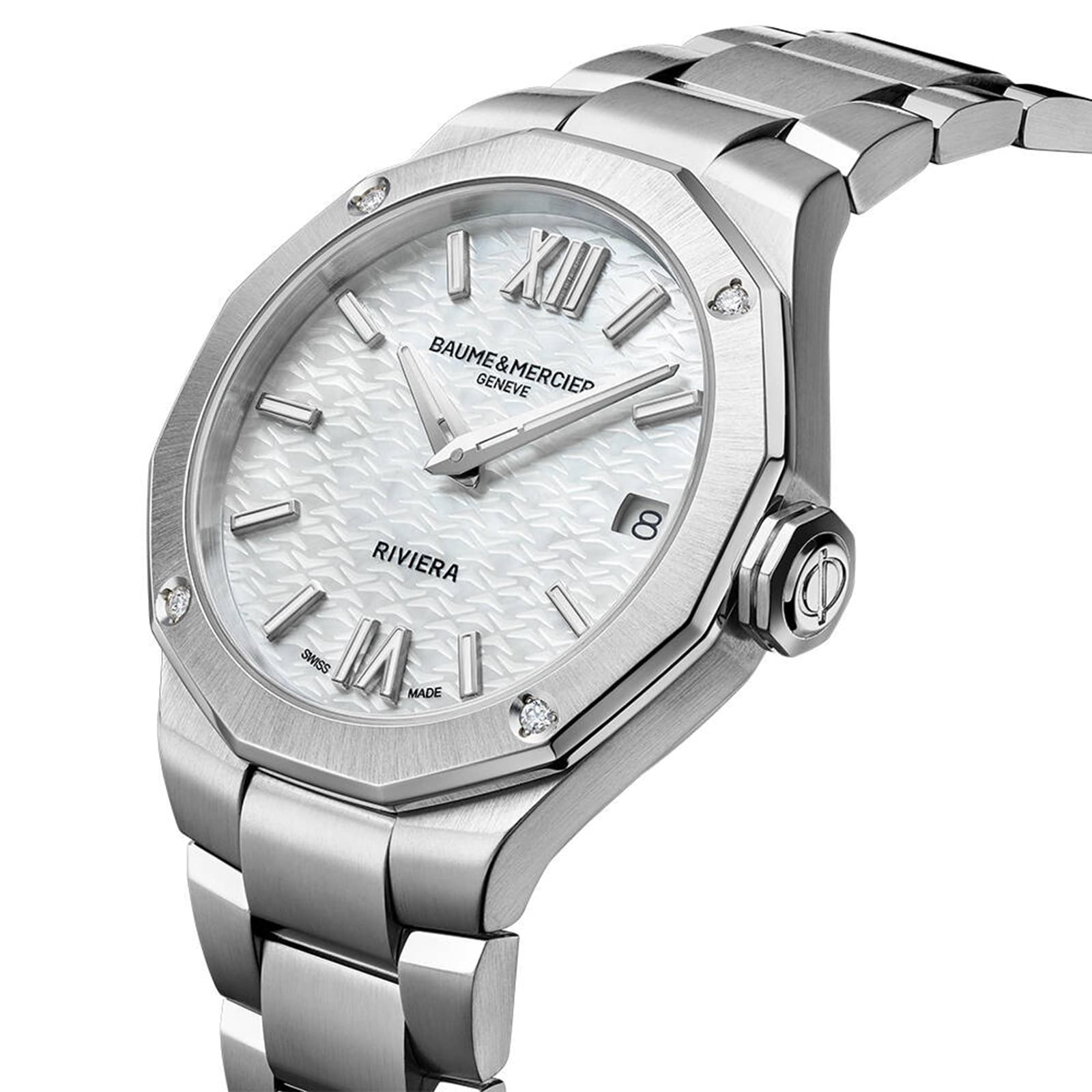 Baume & Mercier Riviera Quartz 33mm Ladies Watch BM0A10729 | Watches Of ...