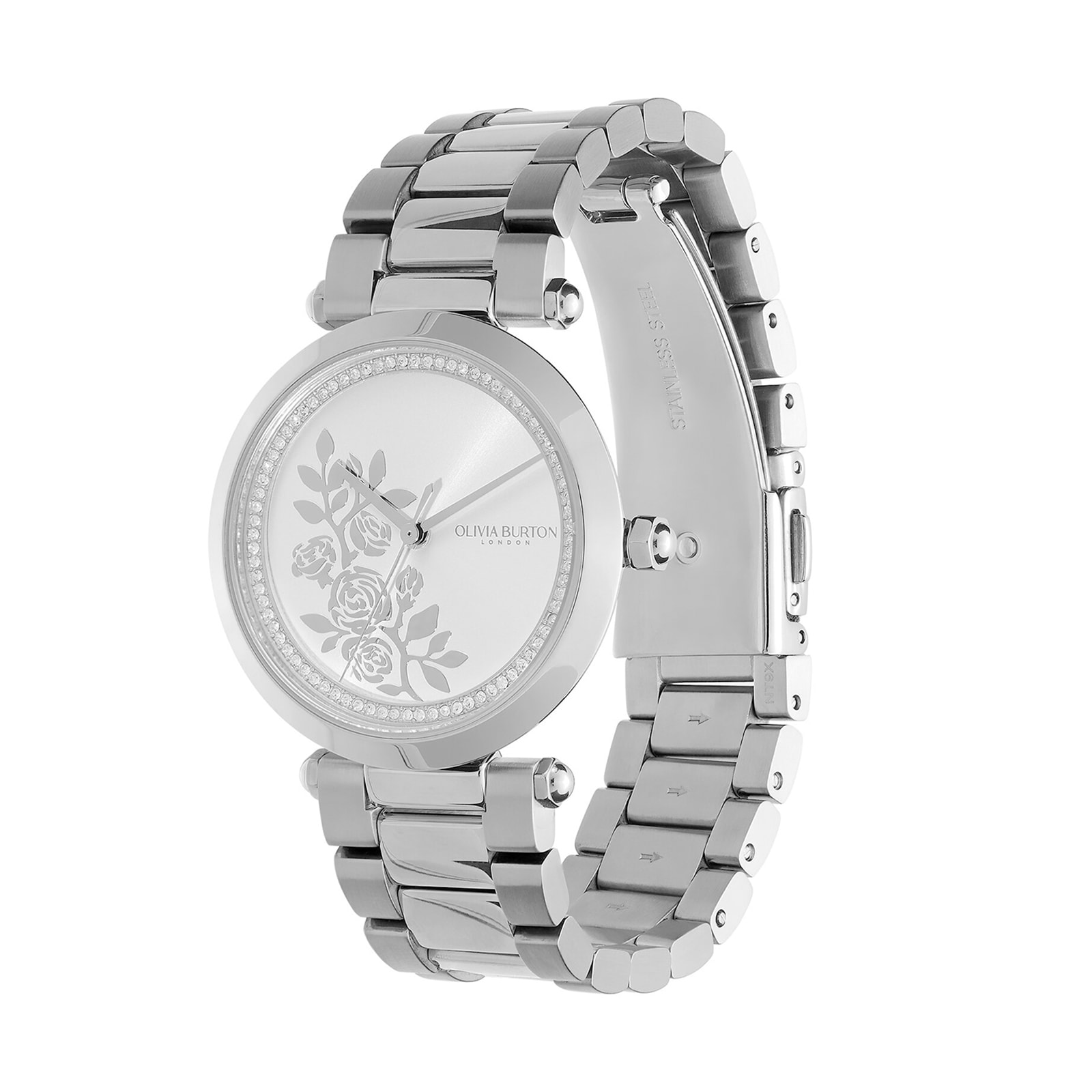Olivia Burton Signature Floral T Bar 34mm Ladies Watch 24000042 ...