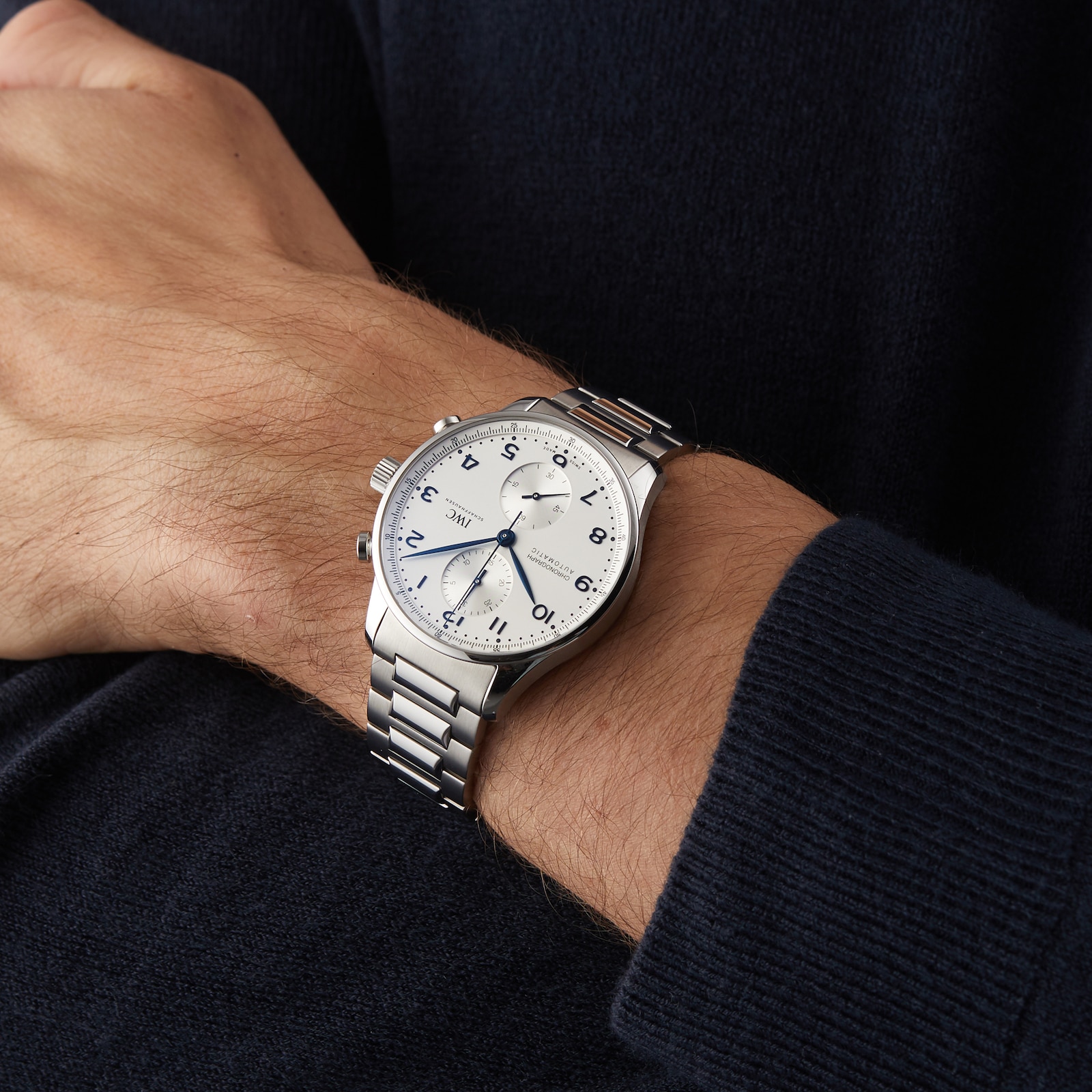 IWC Portugieser Chronograph 41mm Mens Watch IW371617 | Mappin and Webb