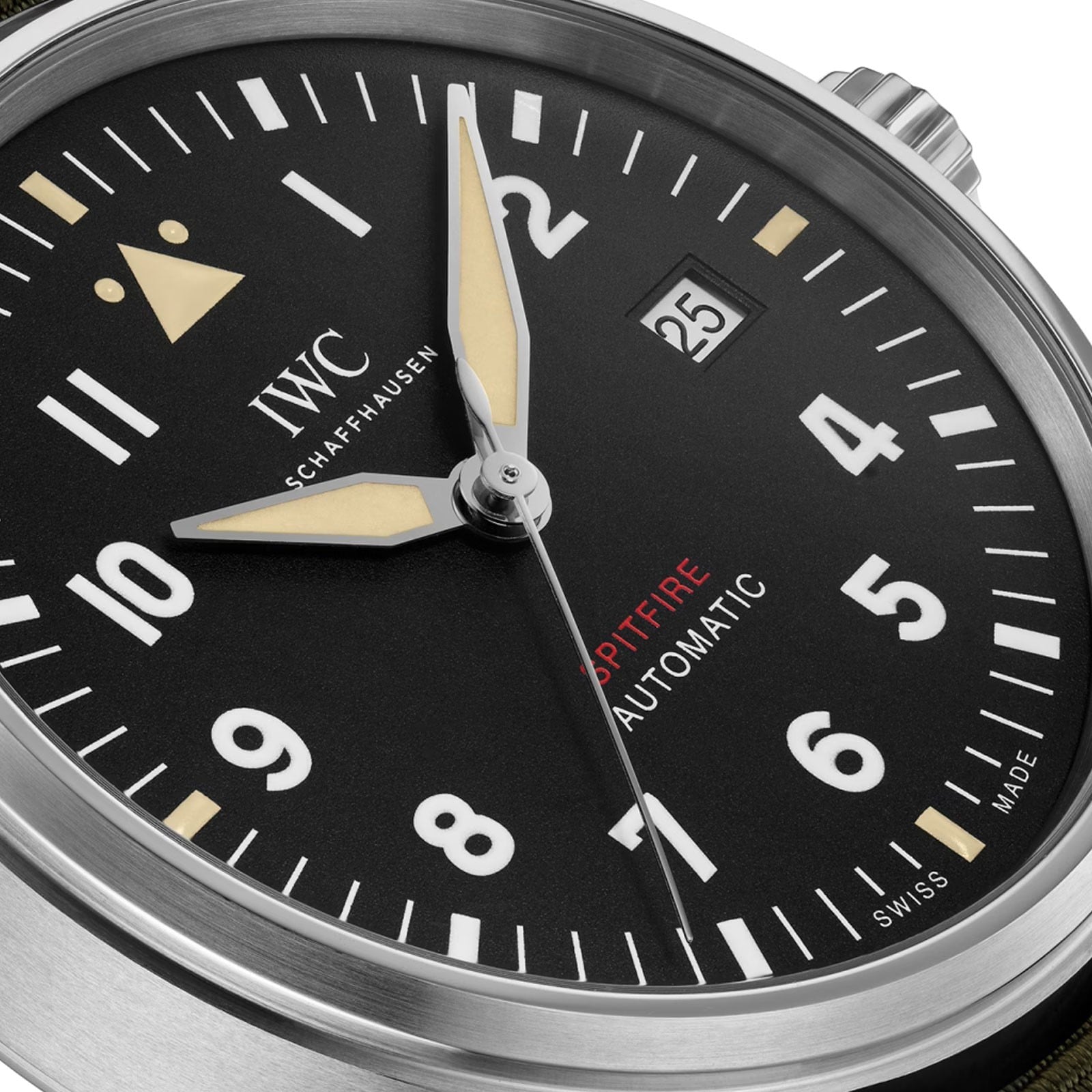 IWC Pilot Automatic Spitfire 39mm Mens Watch Black IW326805 | Goldsmiths