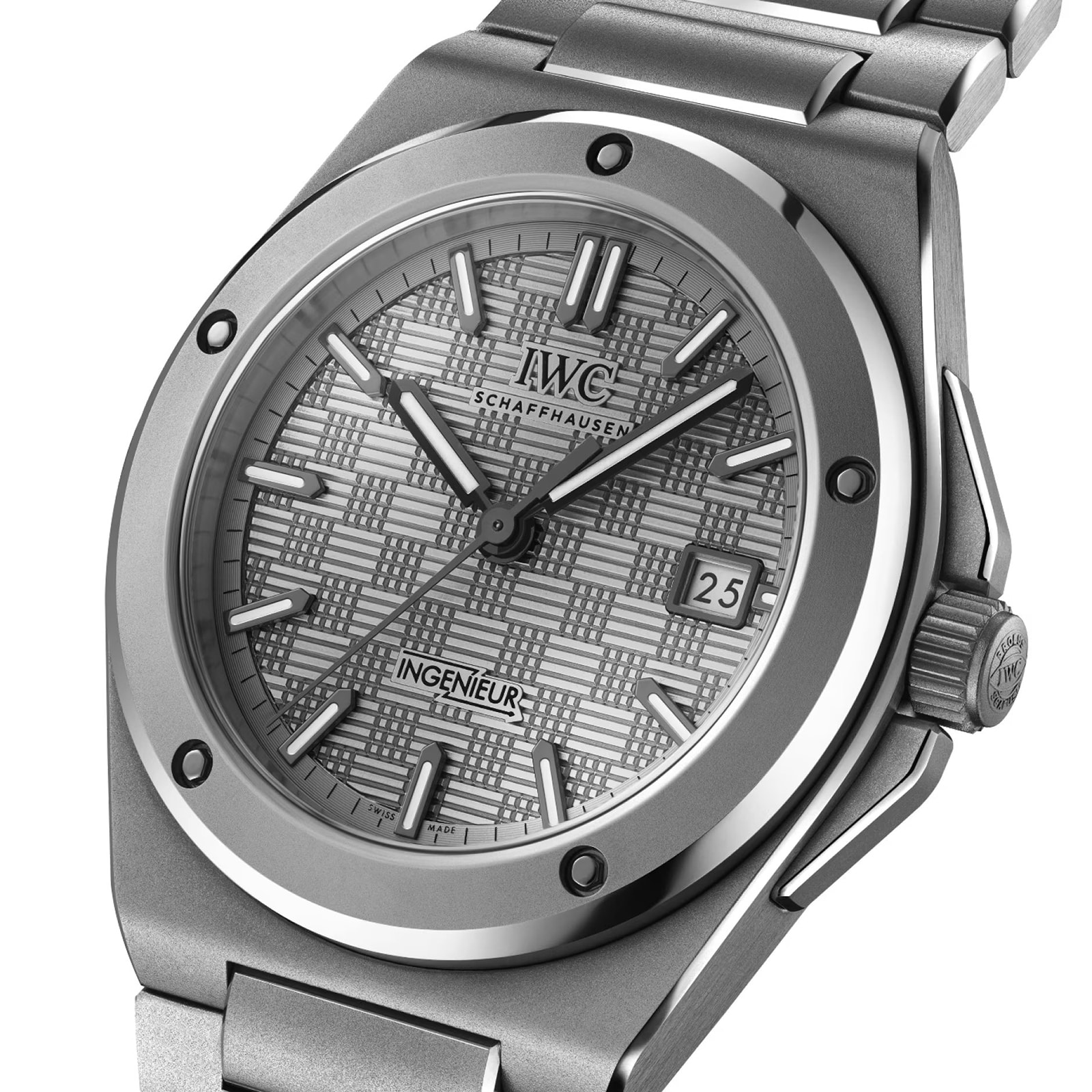 IWC Ingenieur Automatic 40mm Mens Watch Grey IW328904 | Goldsmiths