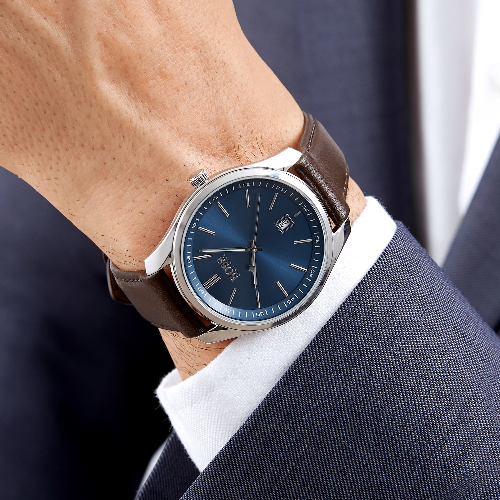 BOSS Circuit Mens Watch 42mm 1513728 | Goldsmiths