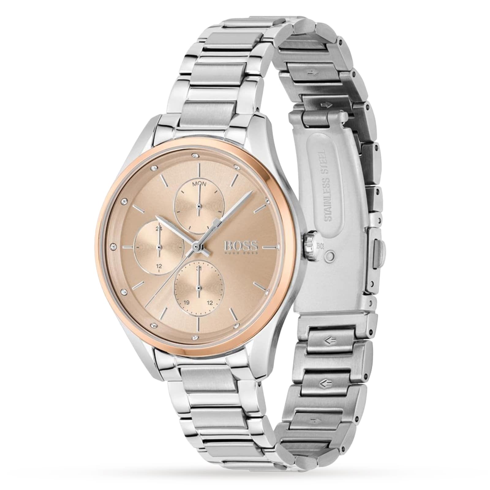 HUGO BOSS Watches Womens, Rose, Gold & Silver HUGO BOSS Ladies Watches ...