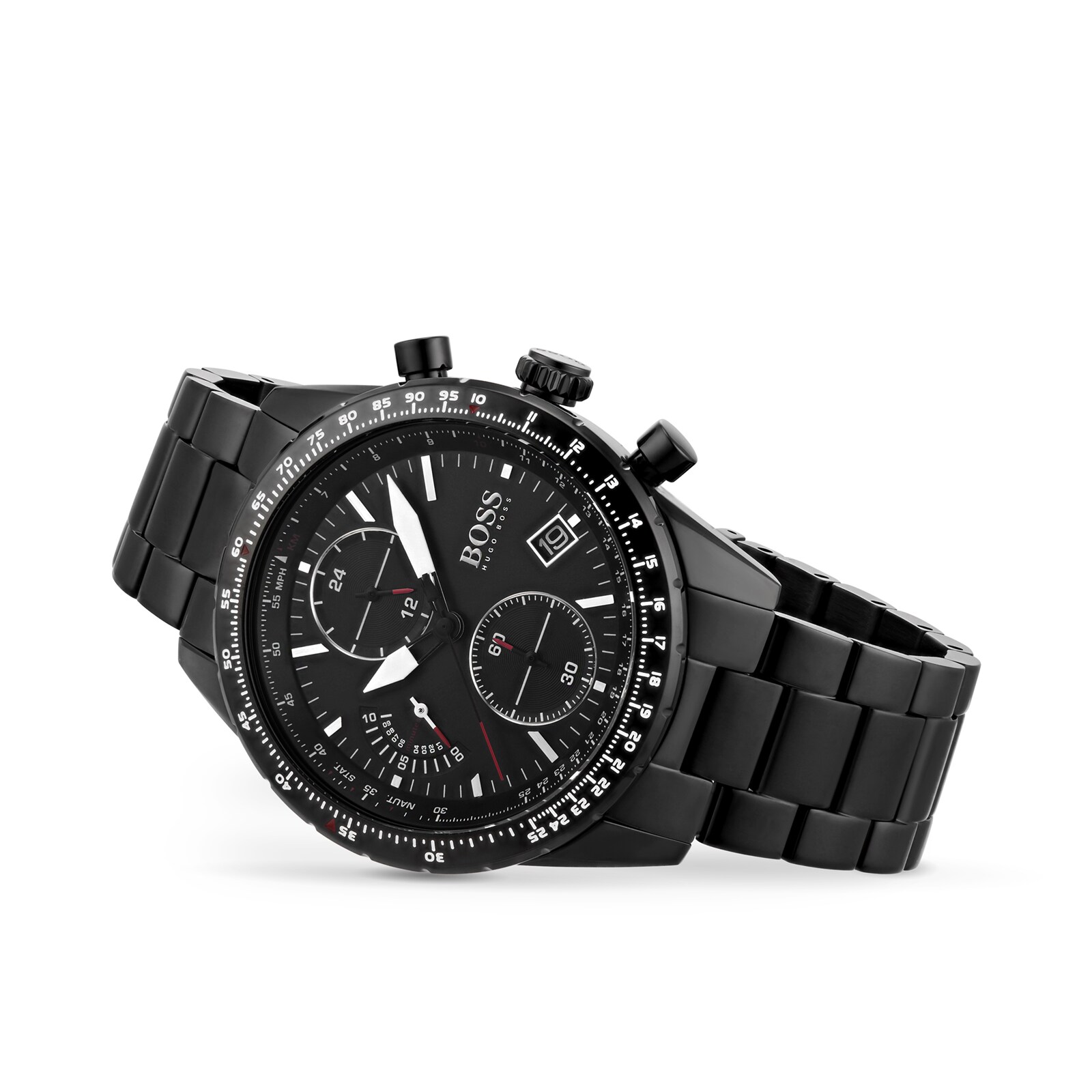 BOSS Pilot 44mm Mens Watch 1513854 | Goldsmiths
