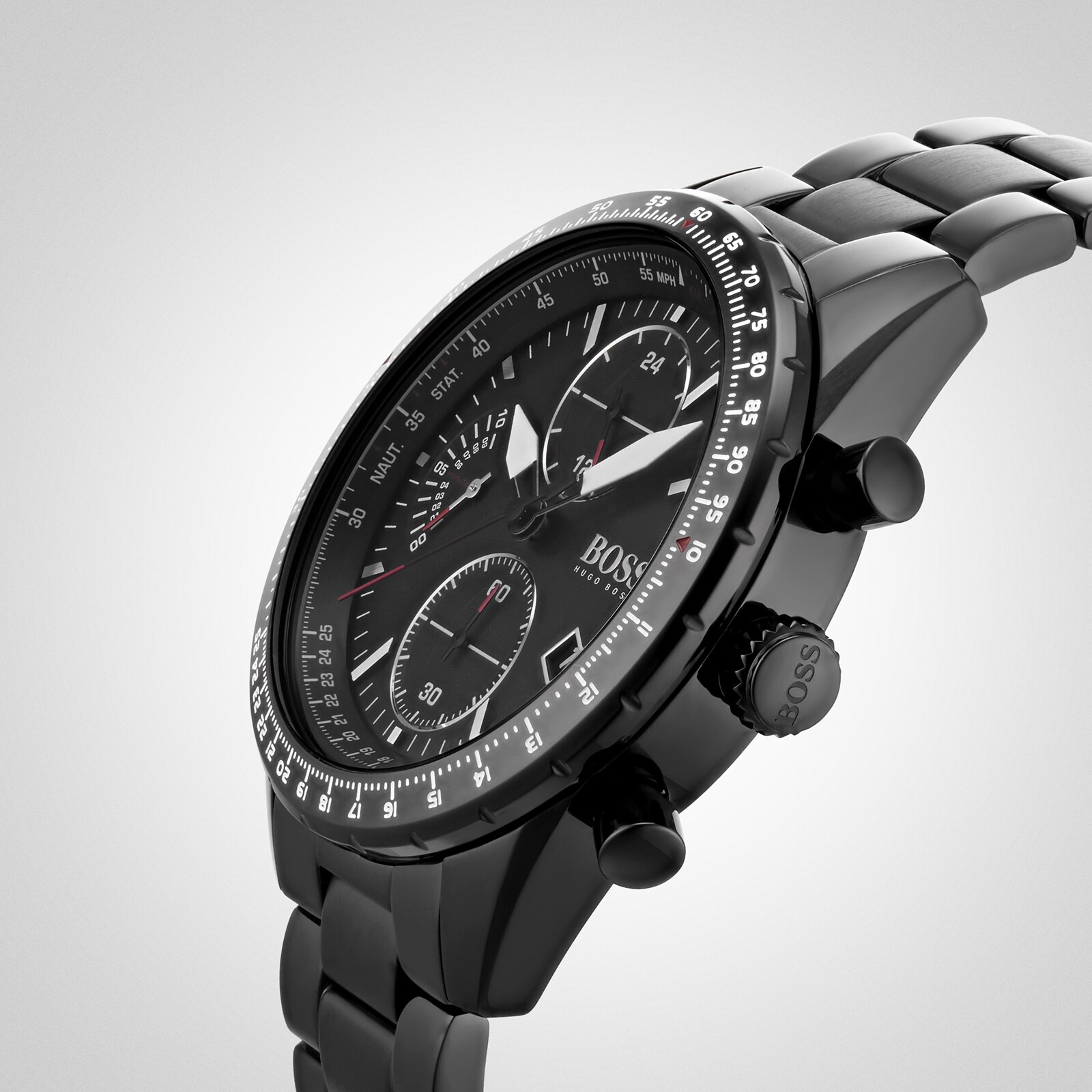 BOSS Pilot 44mm Mens Watch 1513854 | Goldsmiths