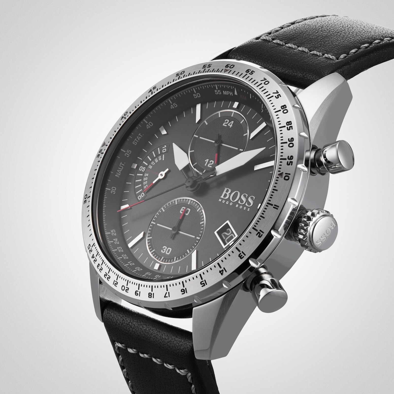 BOSS Pilot 44mm Mens Watch 1513853 | Goldsmiths