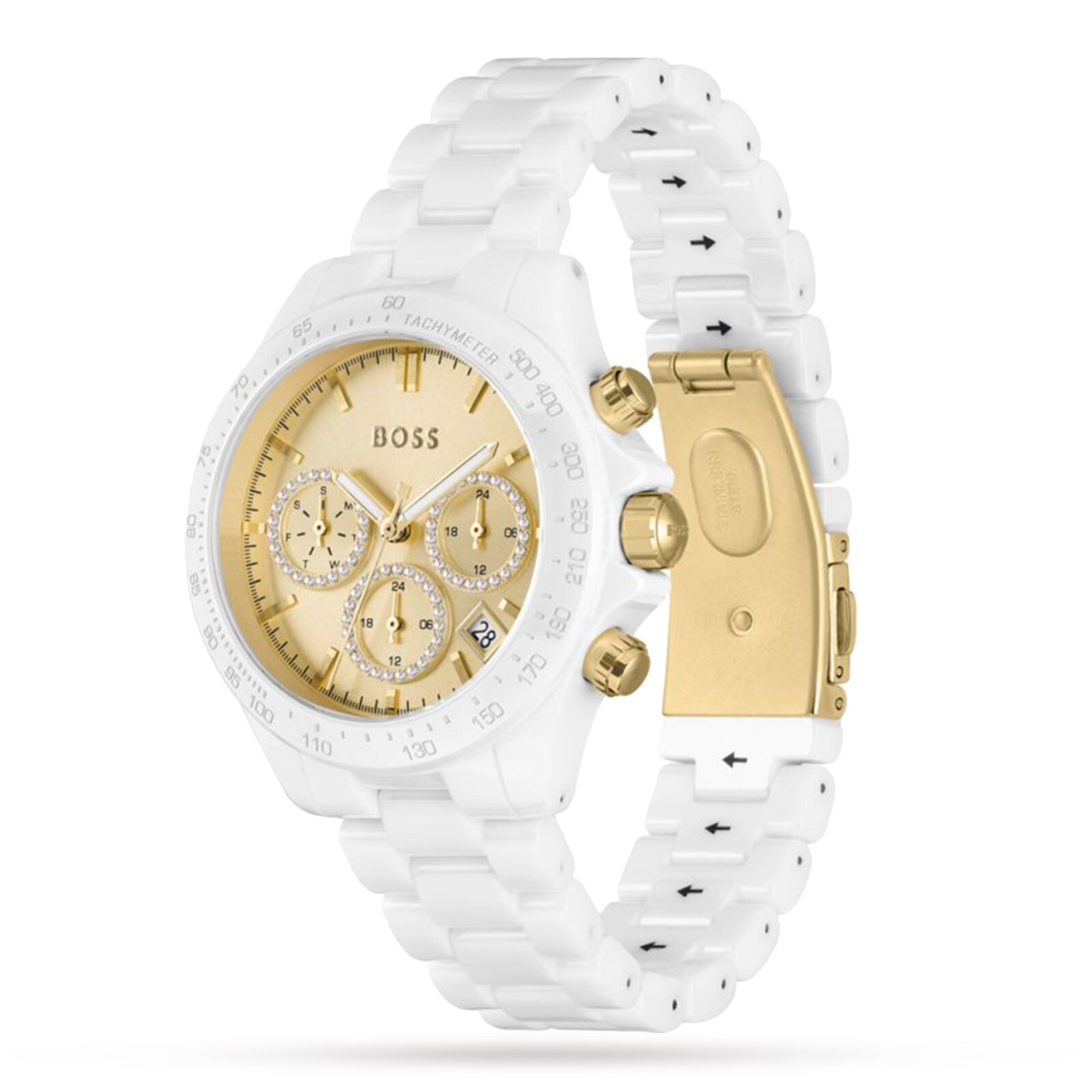 BOSS Novia Ceramic 38mm Ladies Watch 1502631 | Goldsmiths