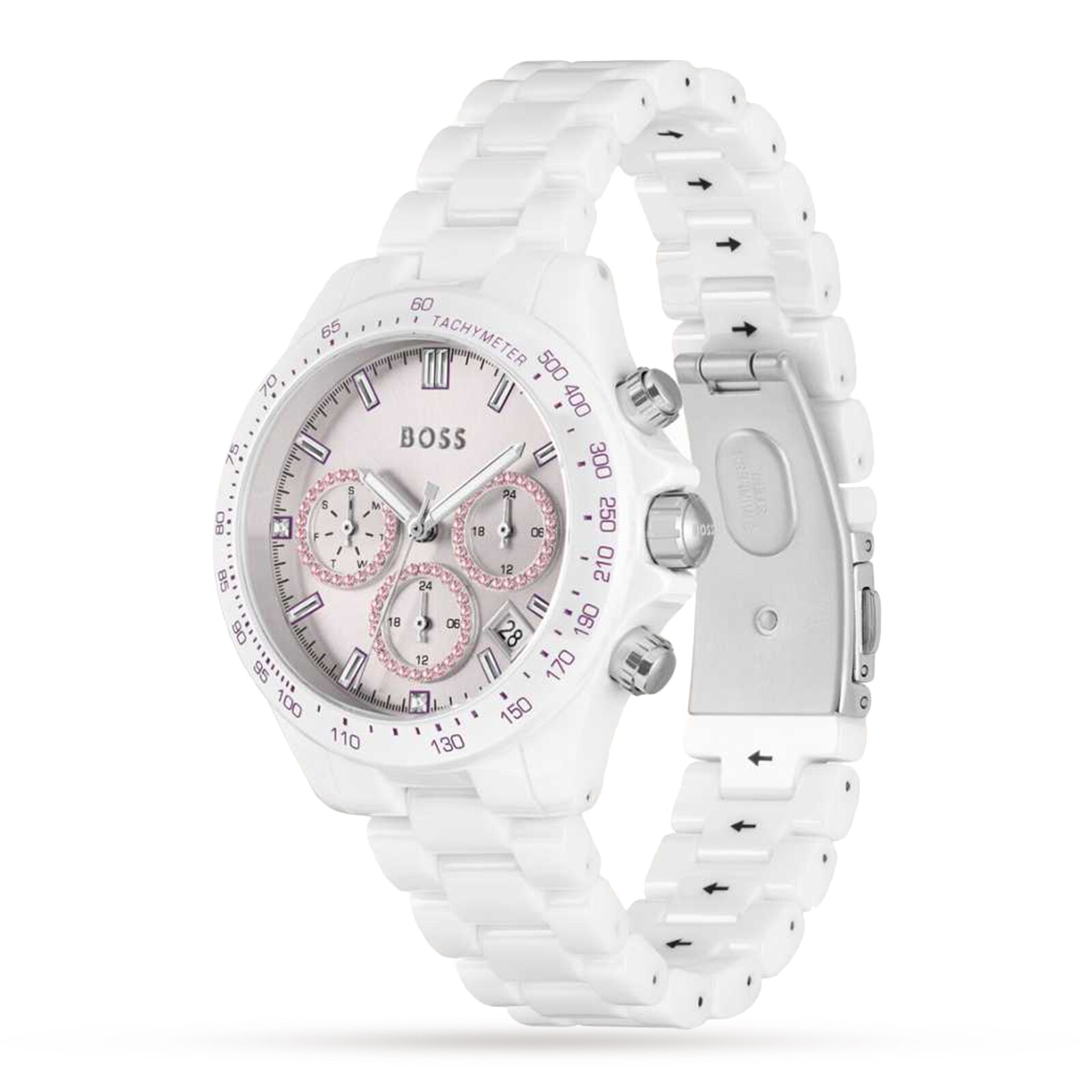BOSS Novia Ceramic 38mm Ladies Watch 1502632 | Goldsmiths