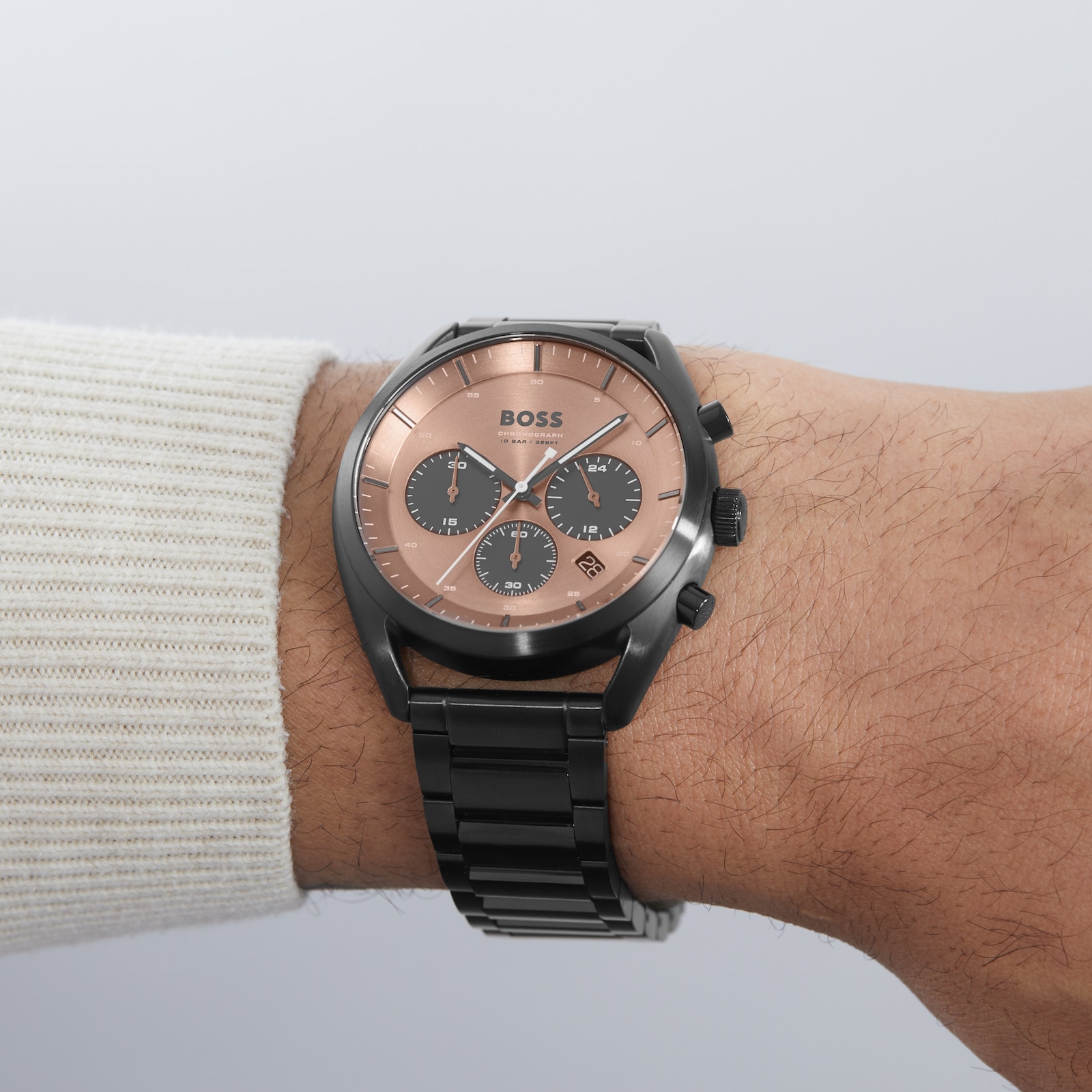 BOSS Top Black 44mm Mens Watch 1514095 | Goldsmiths