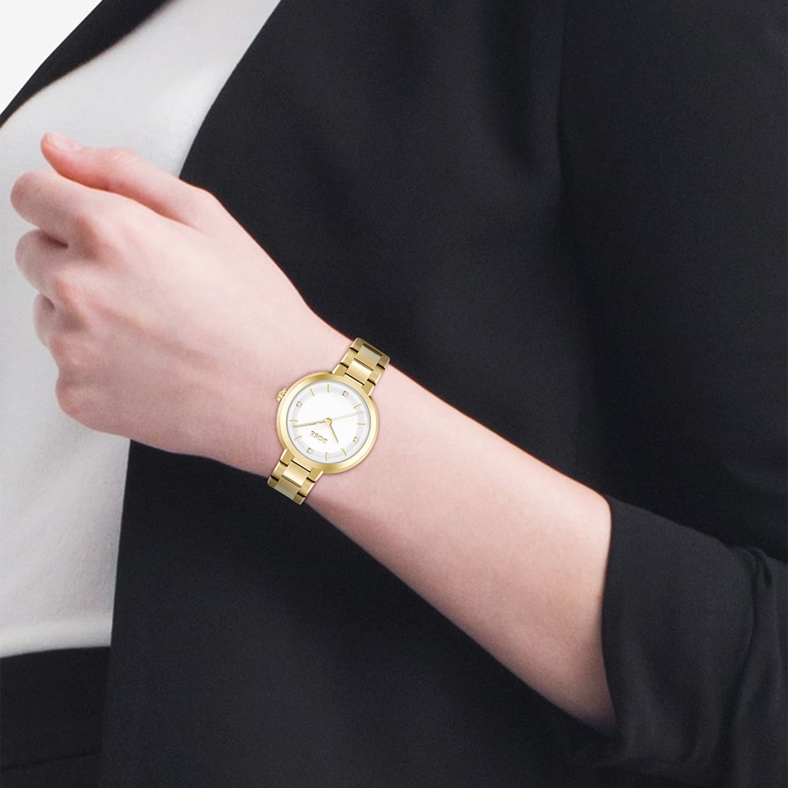 Boss Sena 34mm Ladies Watch Gold 1502758 | Goldsmiths