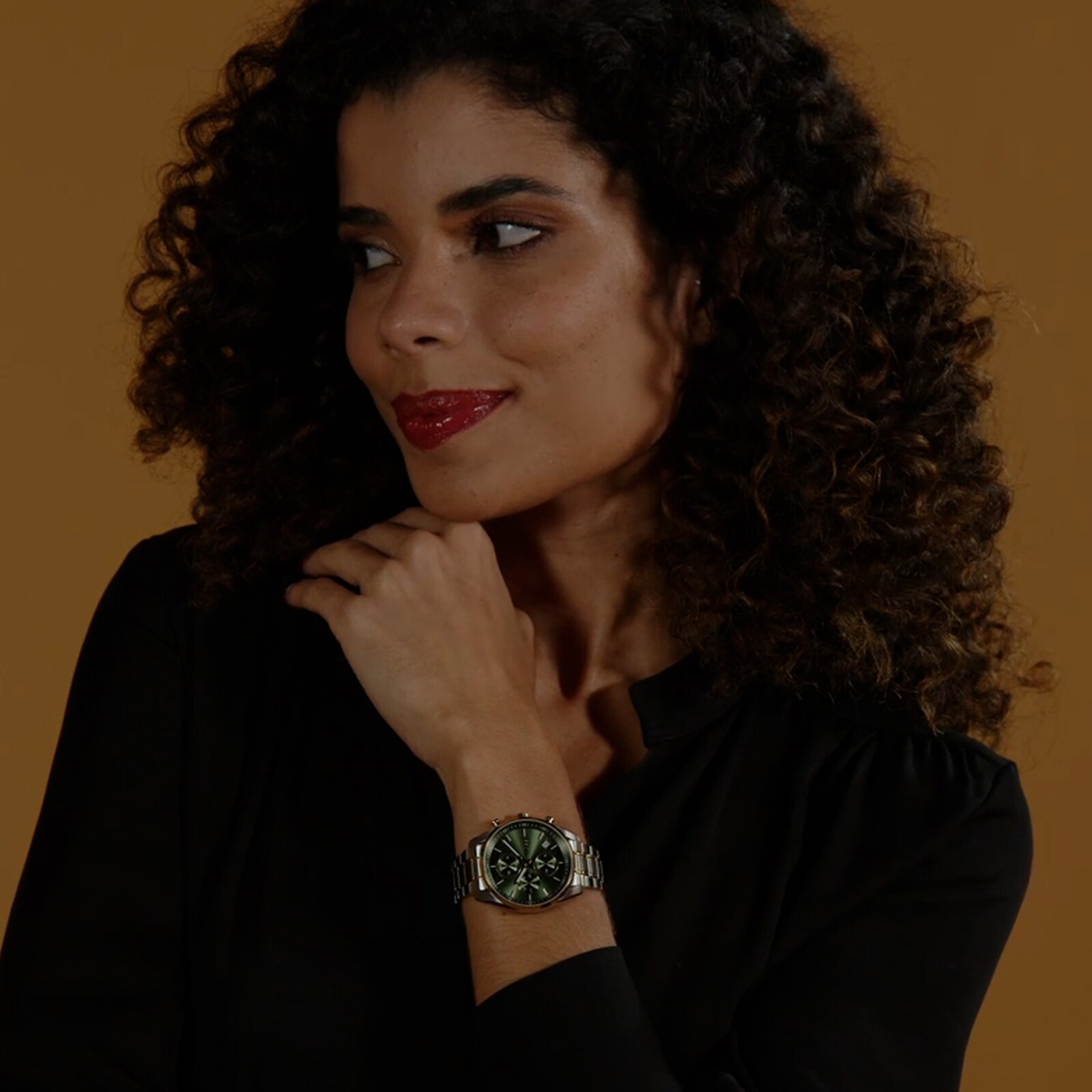 BOSS Grand Tour 38mm Ladies Watch Green 1502766 | Goldsmiths