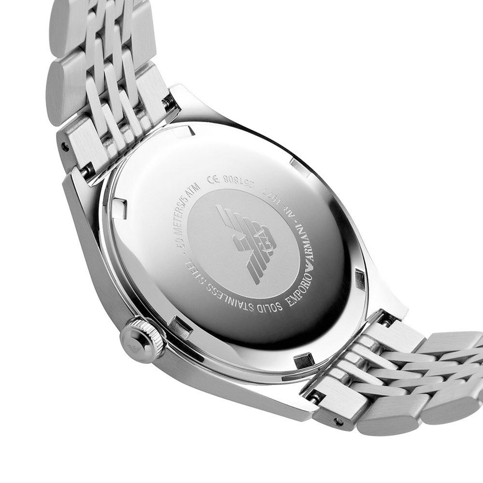 Emporio Armani Zeta 43mm Mens Watch Black AR1977 | Goldsmiths