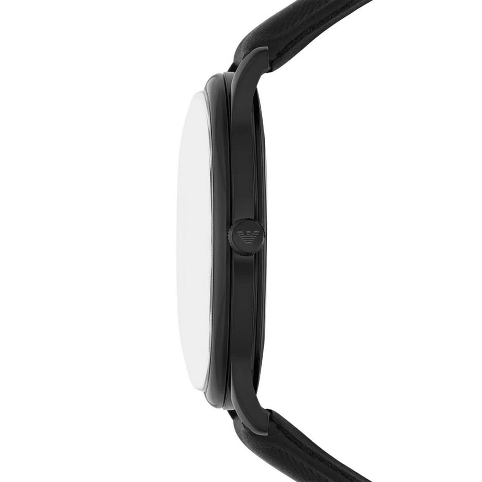 Emporio Armani Minimalist Mens Watch 42mm Black AR11573 | Goldsmiths