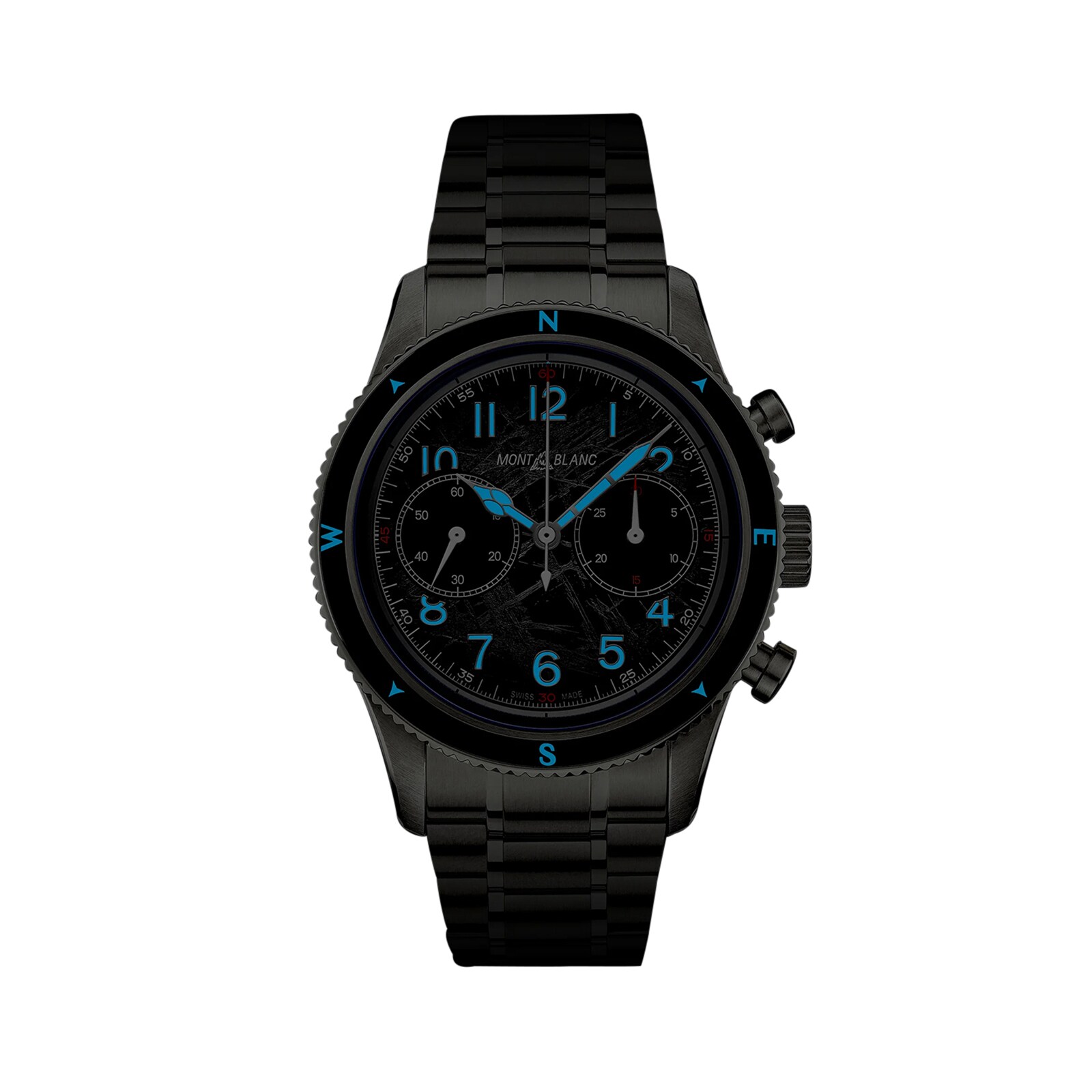 Montblanc 1858 Automatic Chronograph 0 Oxygen The 8000 42mm Mens Watch ...