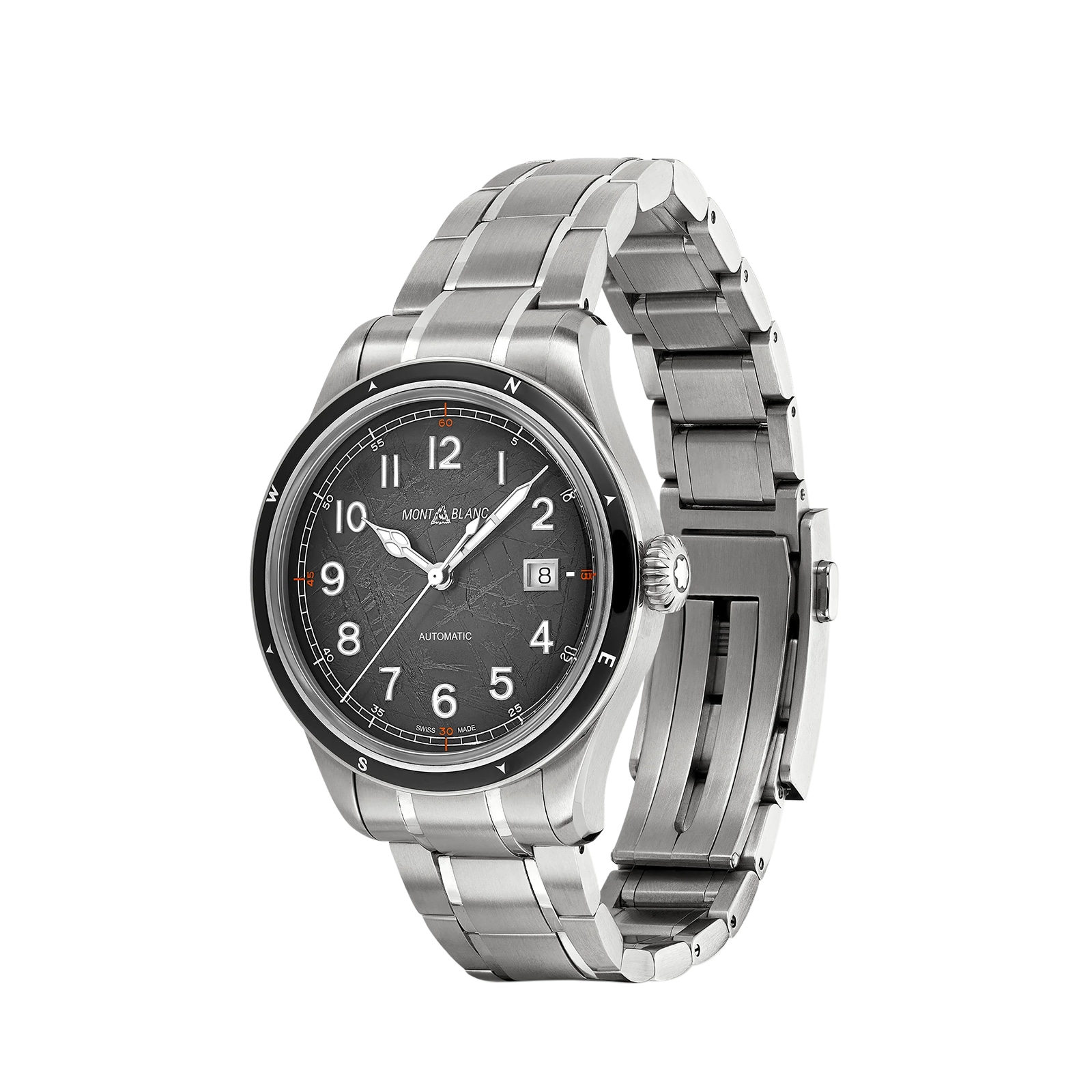 Montblanc 1858 Automatic Date 0 Oxygen The 8000 41mm Mens Watch 130984 ...