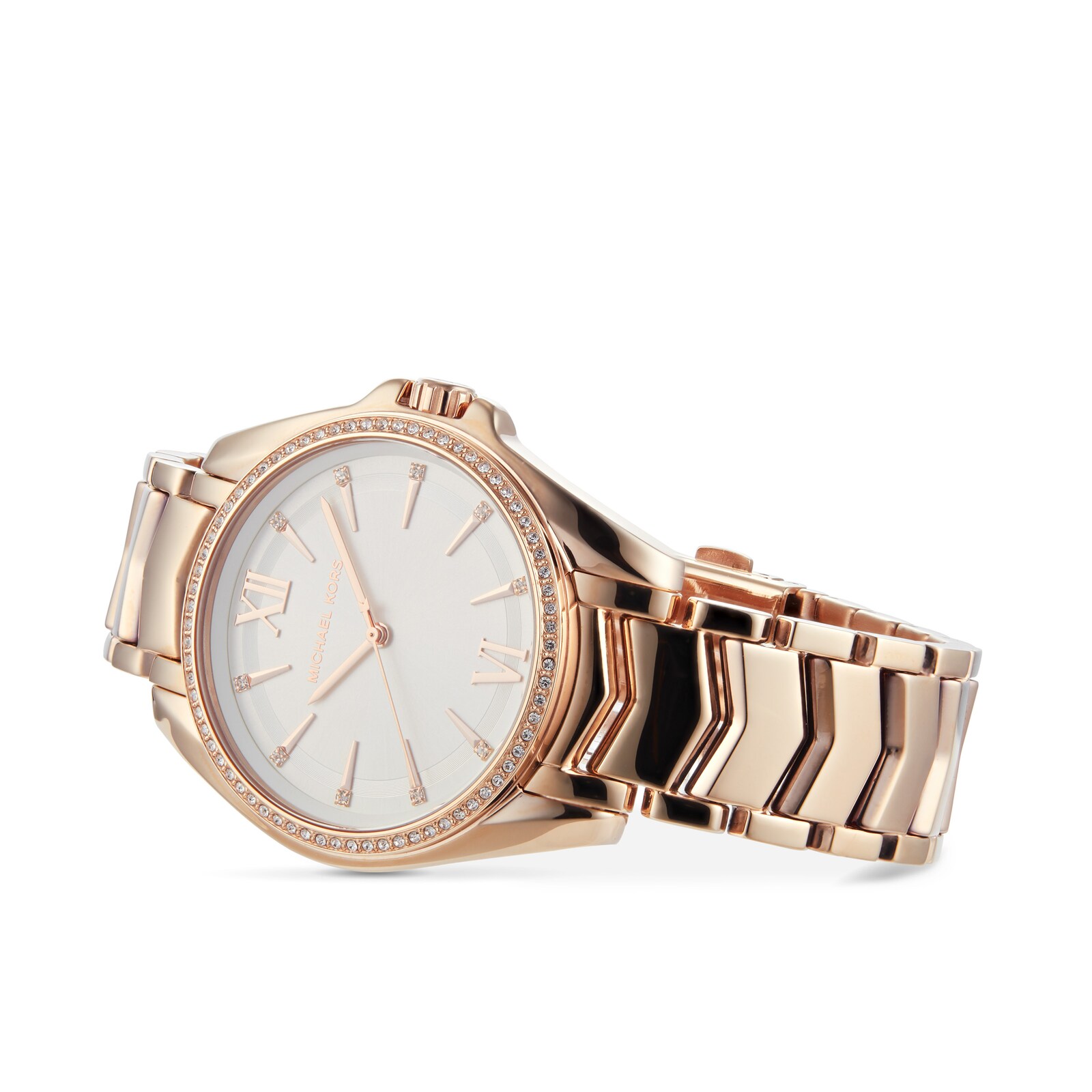 Michael Kors Micheal Kors Whitney Rose Gold Tone Ladies Watch MK6694 ...
