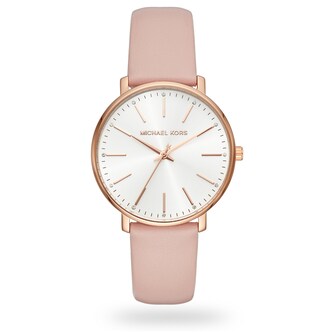 Michael Kors Pyper Pink and White Ladies Watch MK2741 | Goldsmiths