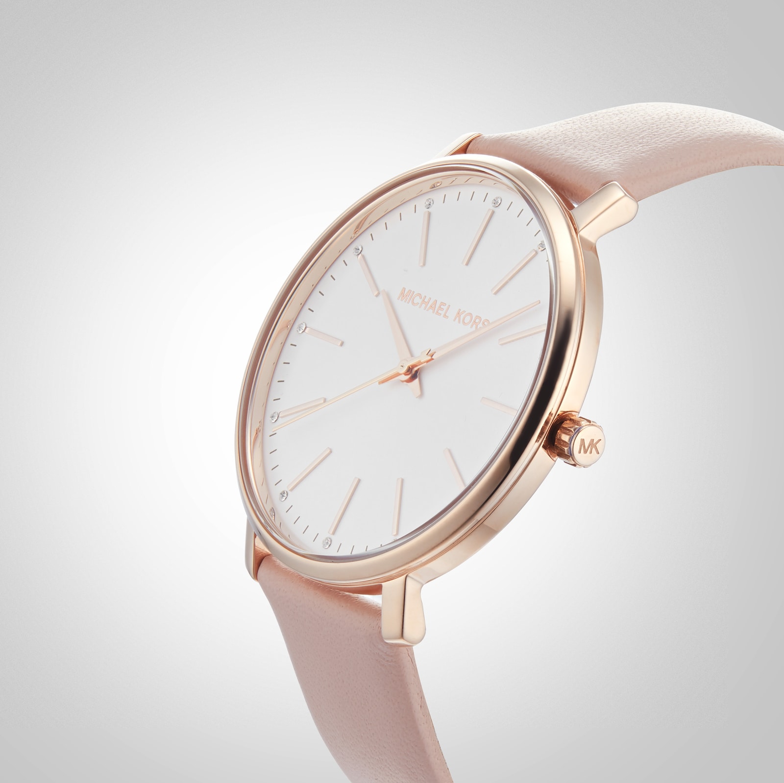 Michael Kors Pyper Pink and White Ladies Watch MK2741 | Goldsmiths