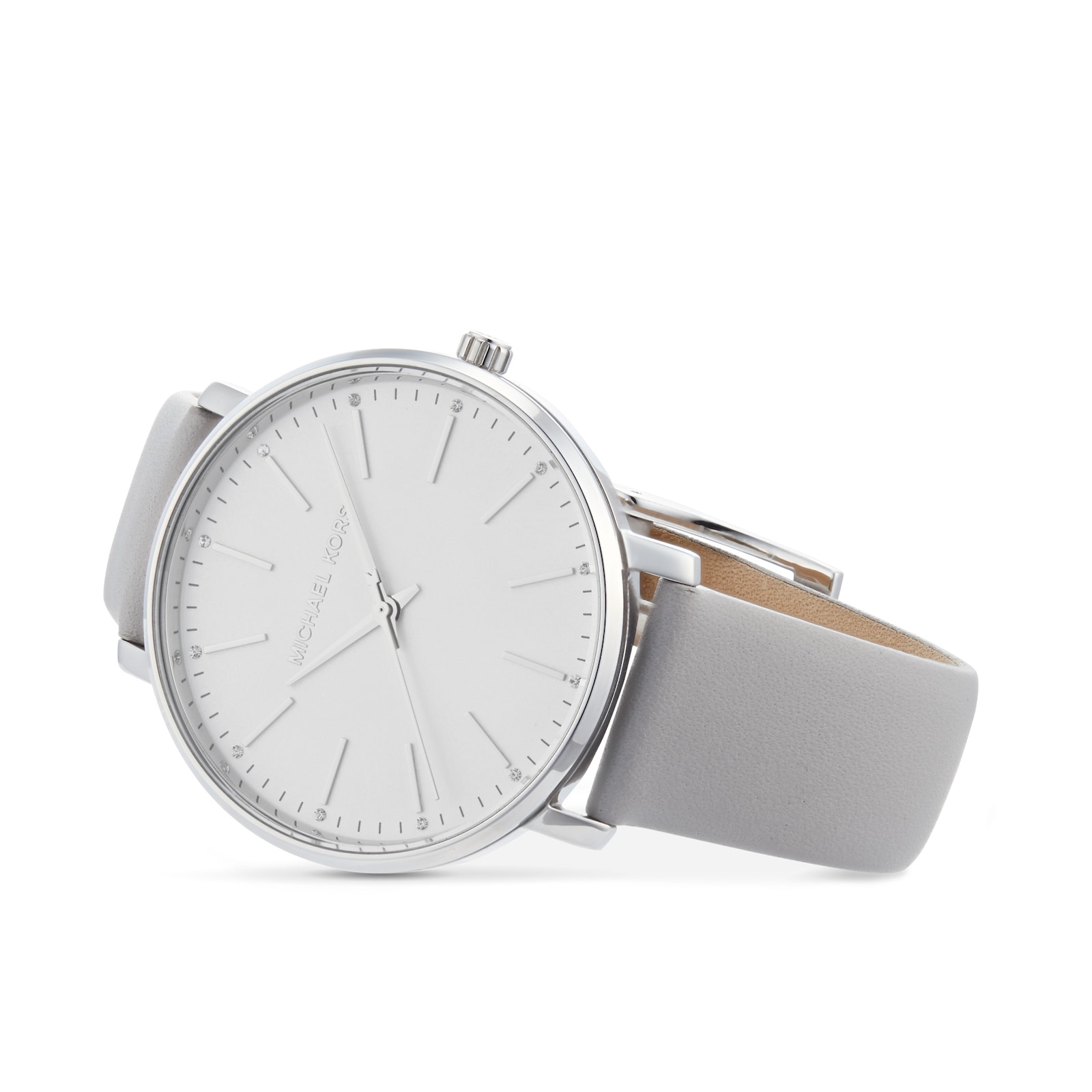 Michael Kors Pyper Grey Leather Ladies Watch MK2797 | Goldsmiths