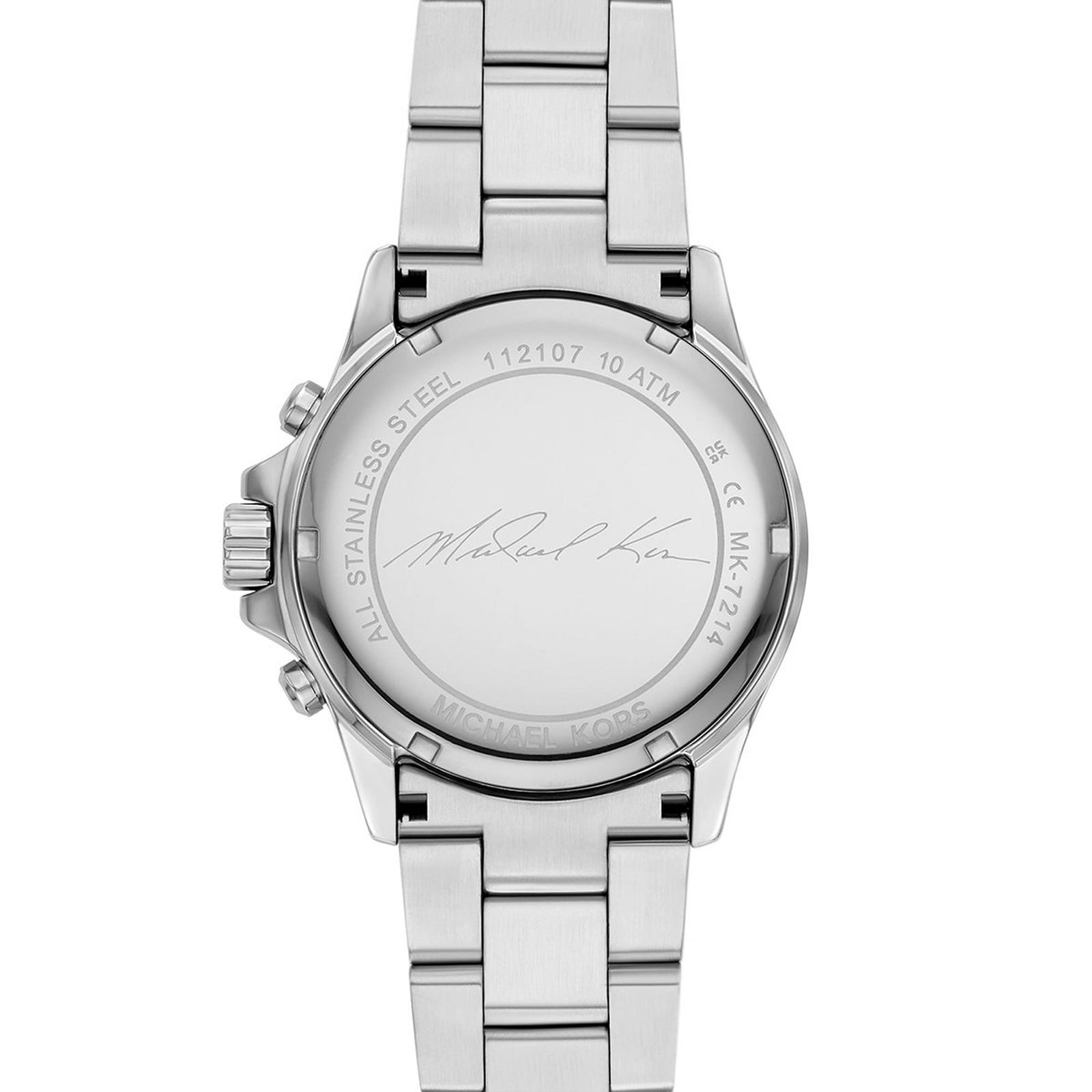 Michael Kors Everest Chronograph 36mm Ladies Watch White 2 Tone MK7214 ...