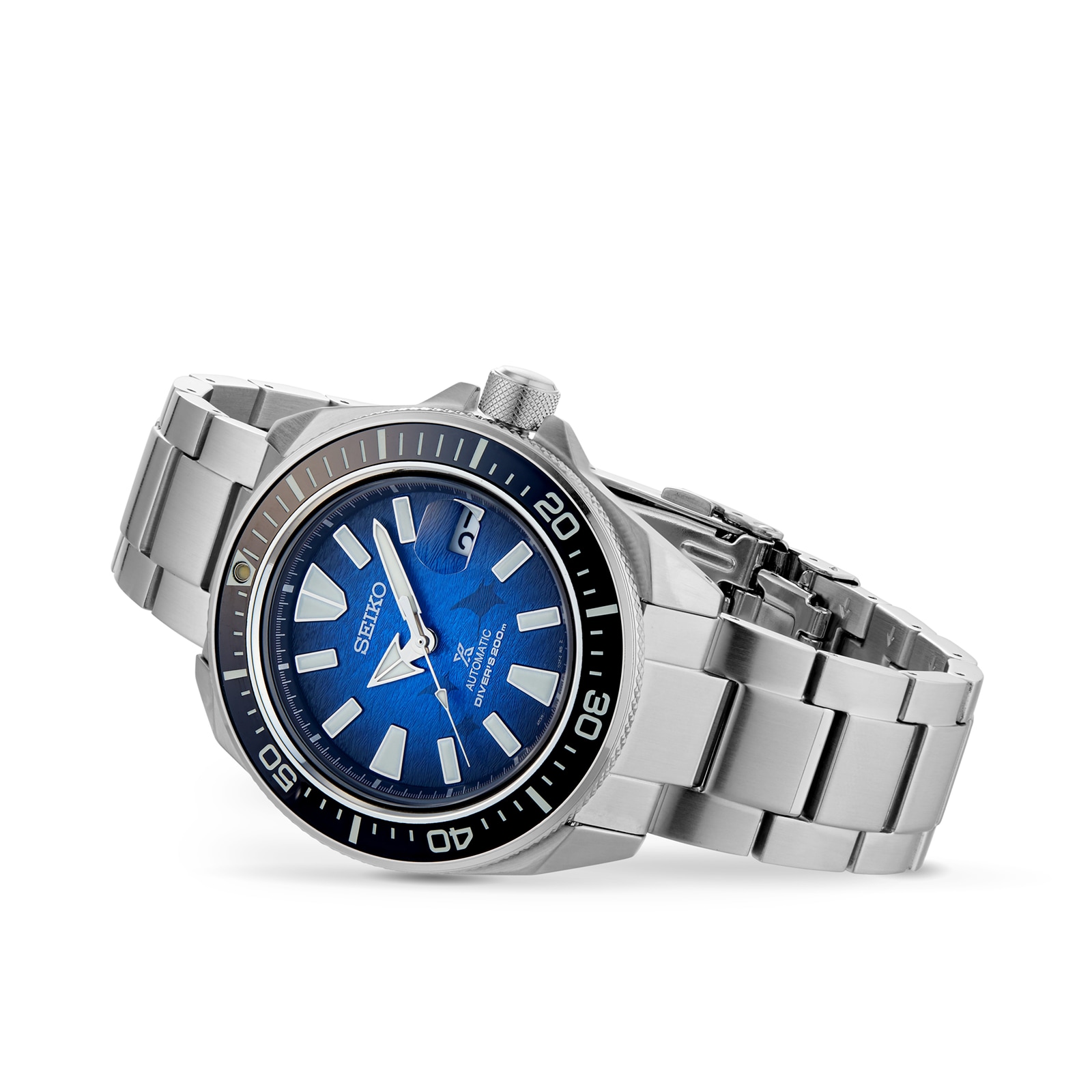 Seiko Prospex Diver's King Samurai 'Save The Ocean' Manta Ray 200M Mens ...