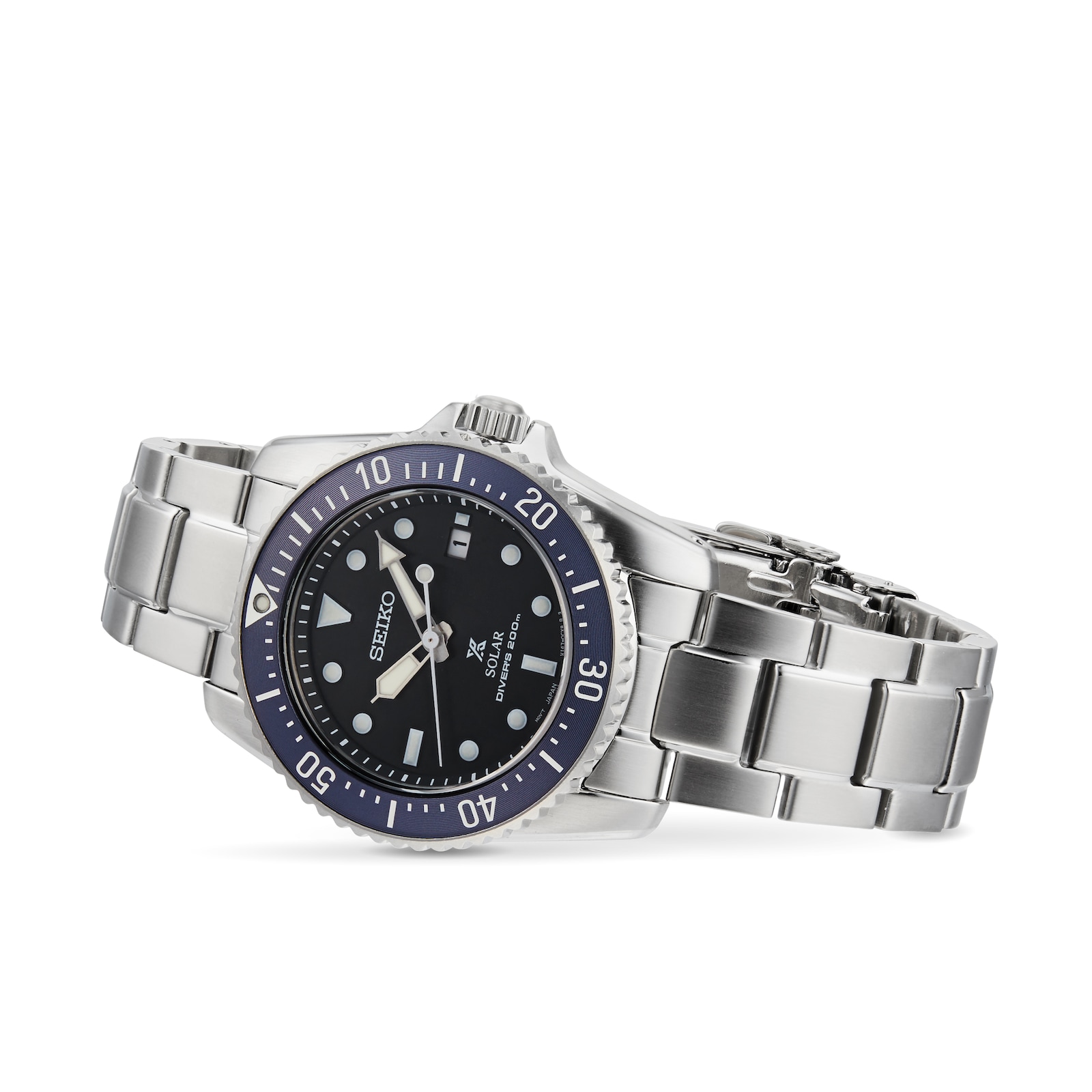 Seiko Prospex Solar Scuba Grey Divers 200M Mens Watch SNE569P1 | Goldsmiths