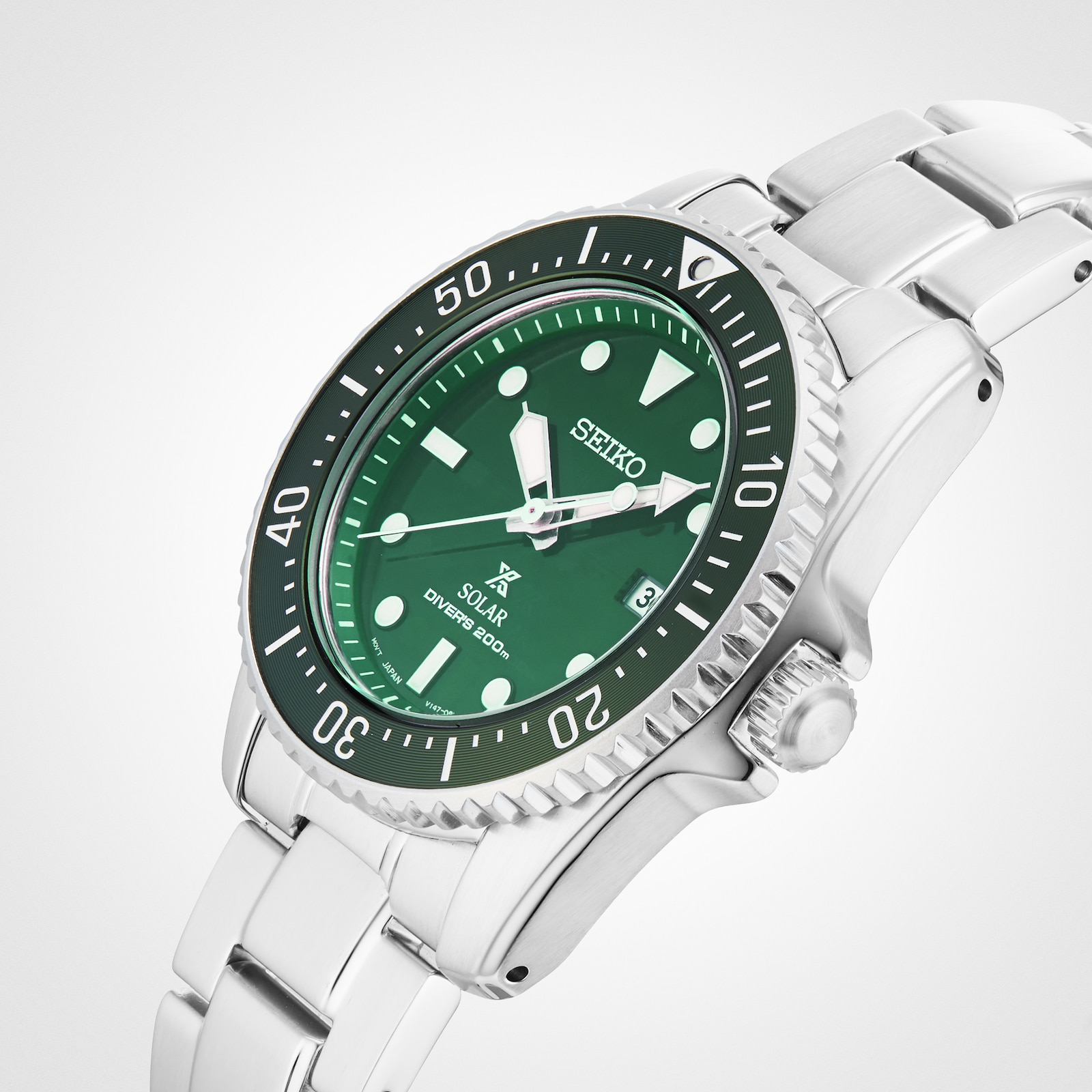 Seiko Prospex Compact Solar Scuba Diver 38.5mm Mens Watch SNE583P1 ...