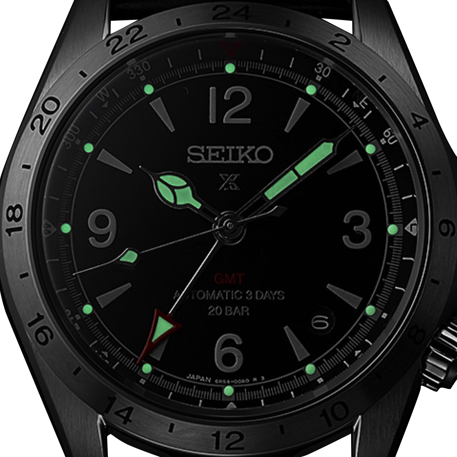 Seiko Prospex Alpinist GMT Function 39.5mm Mens Strap Watch SPB379J1 ...