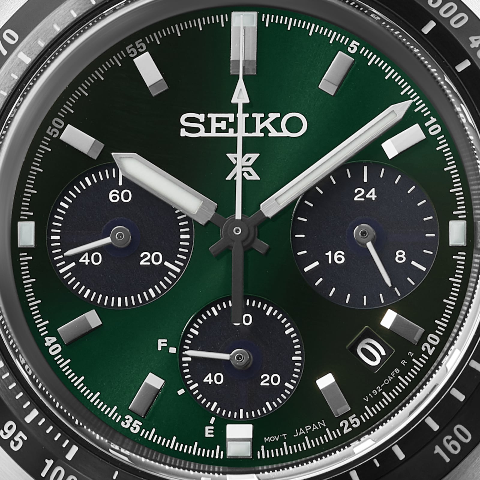 Seiko Prospex Prospex Deep Green Speedtimer Solar Chronograph 39mm Mens ...