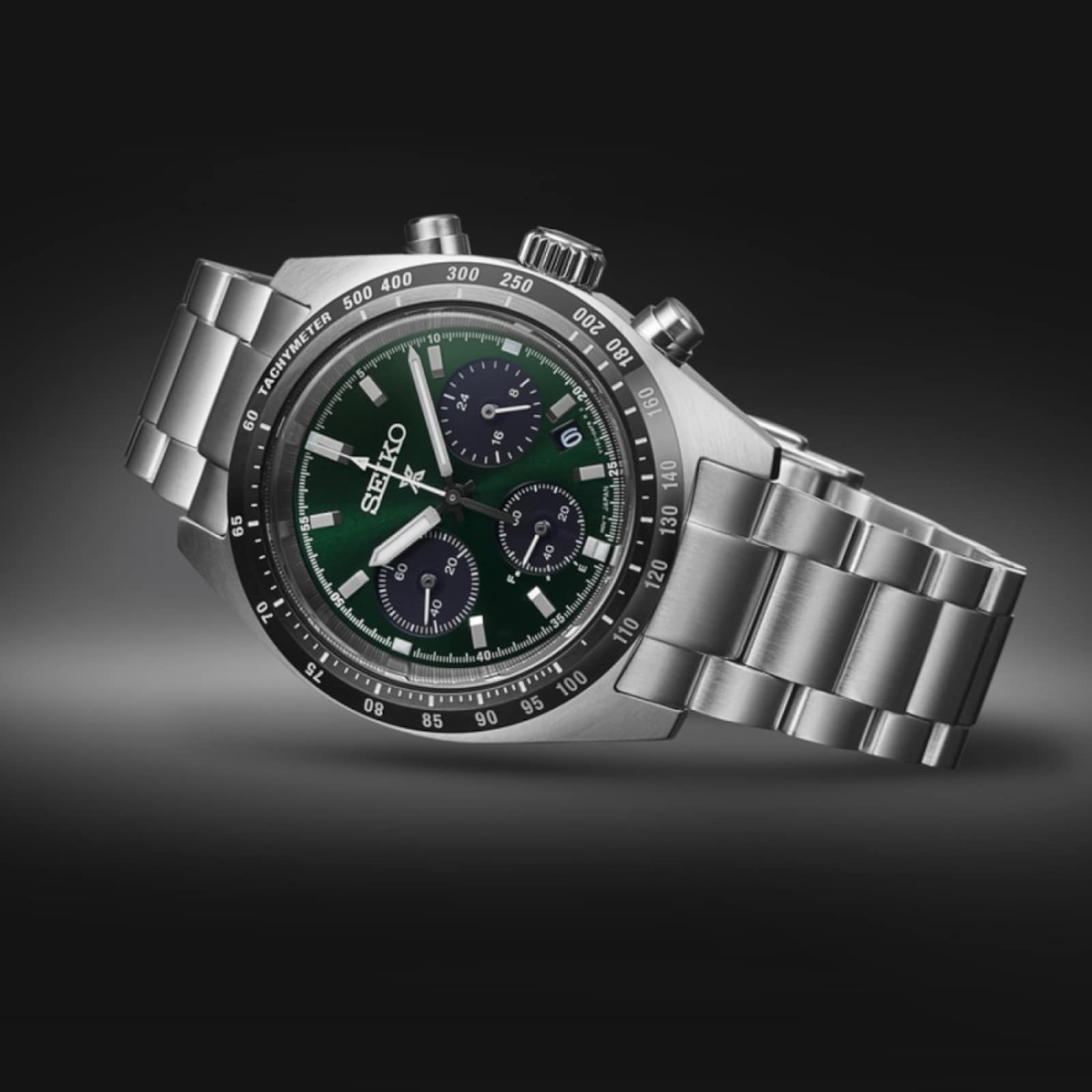 Seiko Prospex Prospex Deep Green Speedtimer Solar Chronograph 39mm Mens ...