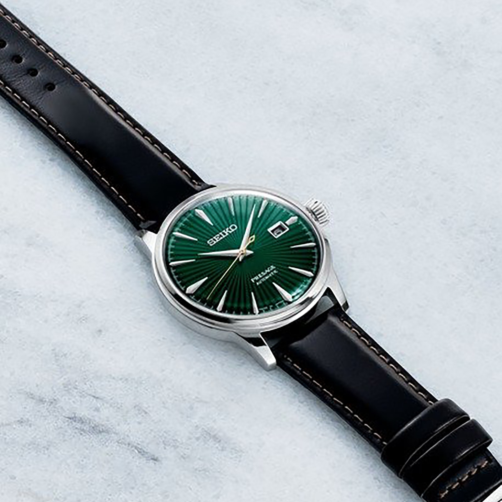 Seiko Presage Cocktail Mockingbird 40.5mm Mens Watch SRPD37J1 | Goldsmiths