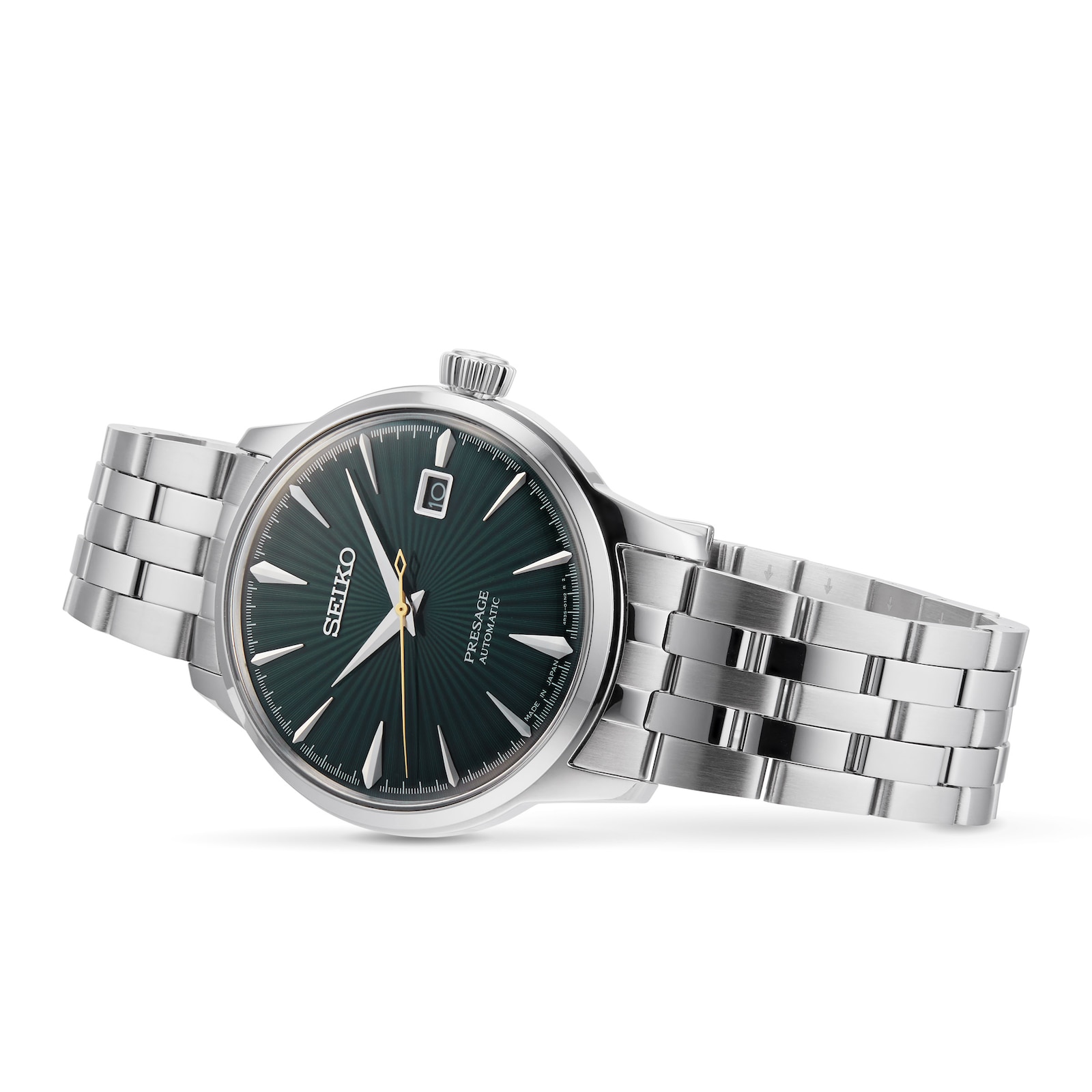 Seiko Presage Cocktail 'Mockingbird' 38mm Mens Watch SRPE15J1 | Goldsmiths