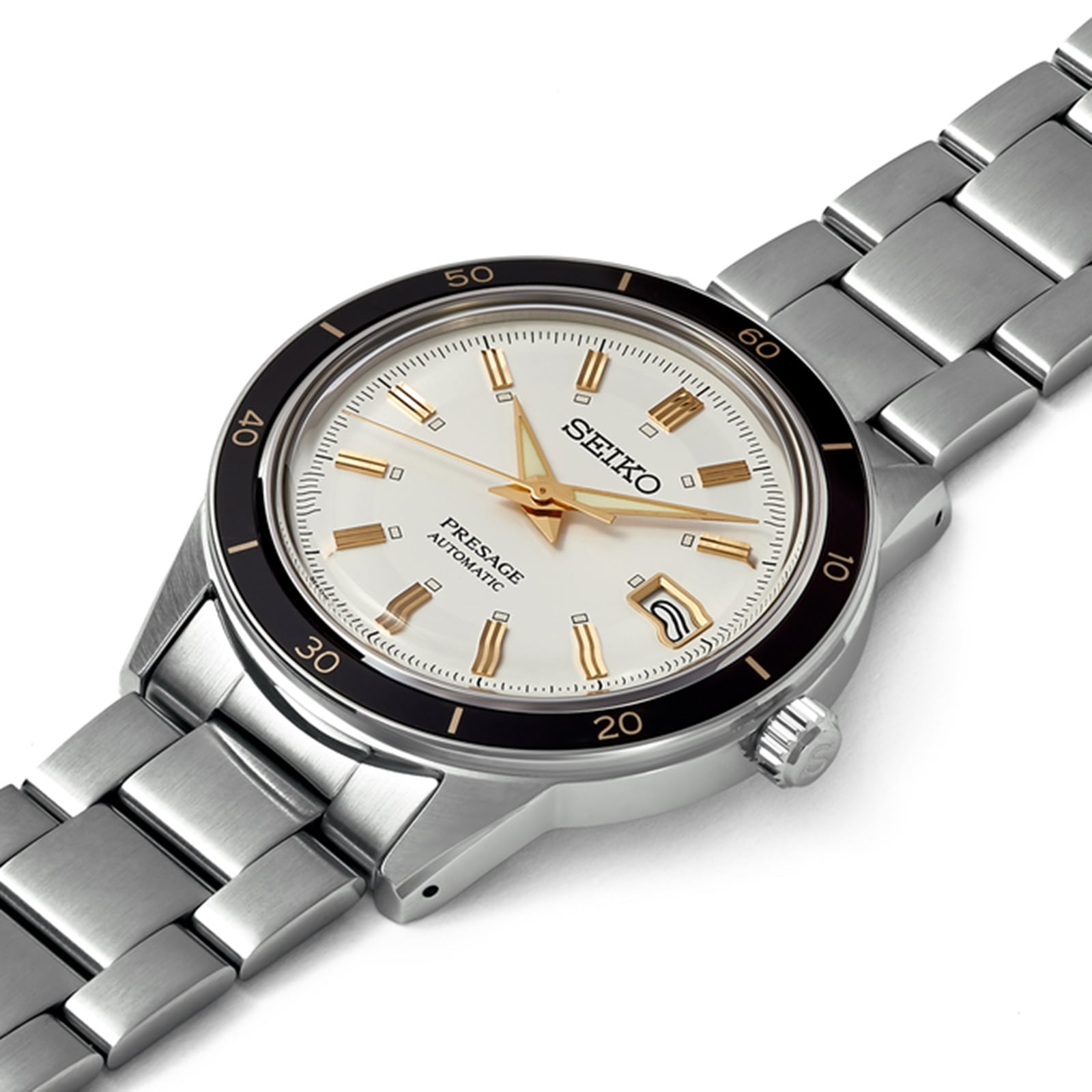 Seiko Presage Style 60s Cream SRPG03J1 | Mappin and Webb