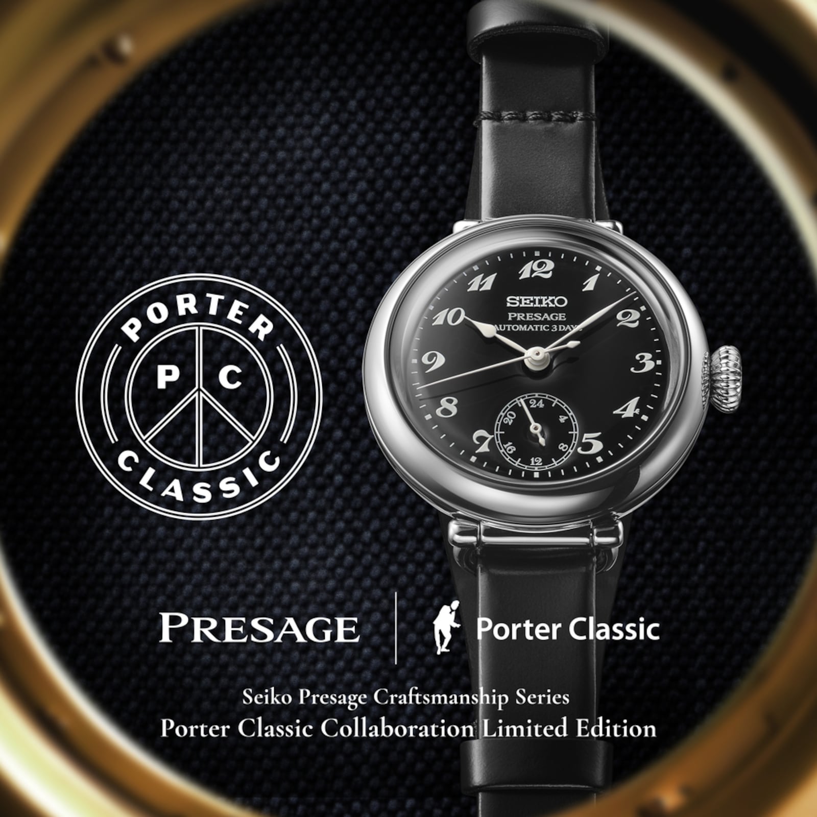 Seiko Presage Presage Craftsmanship Series Limited Edition Black Enamel ...