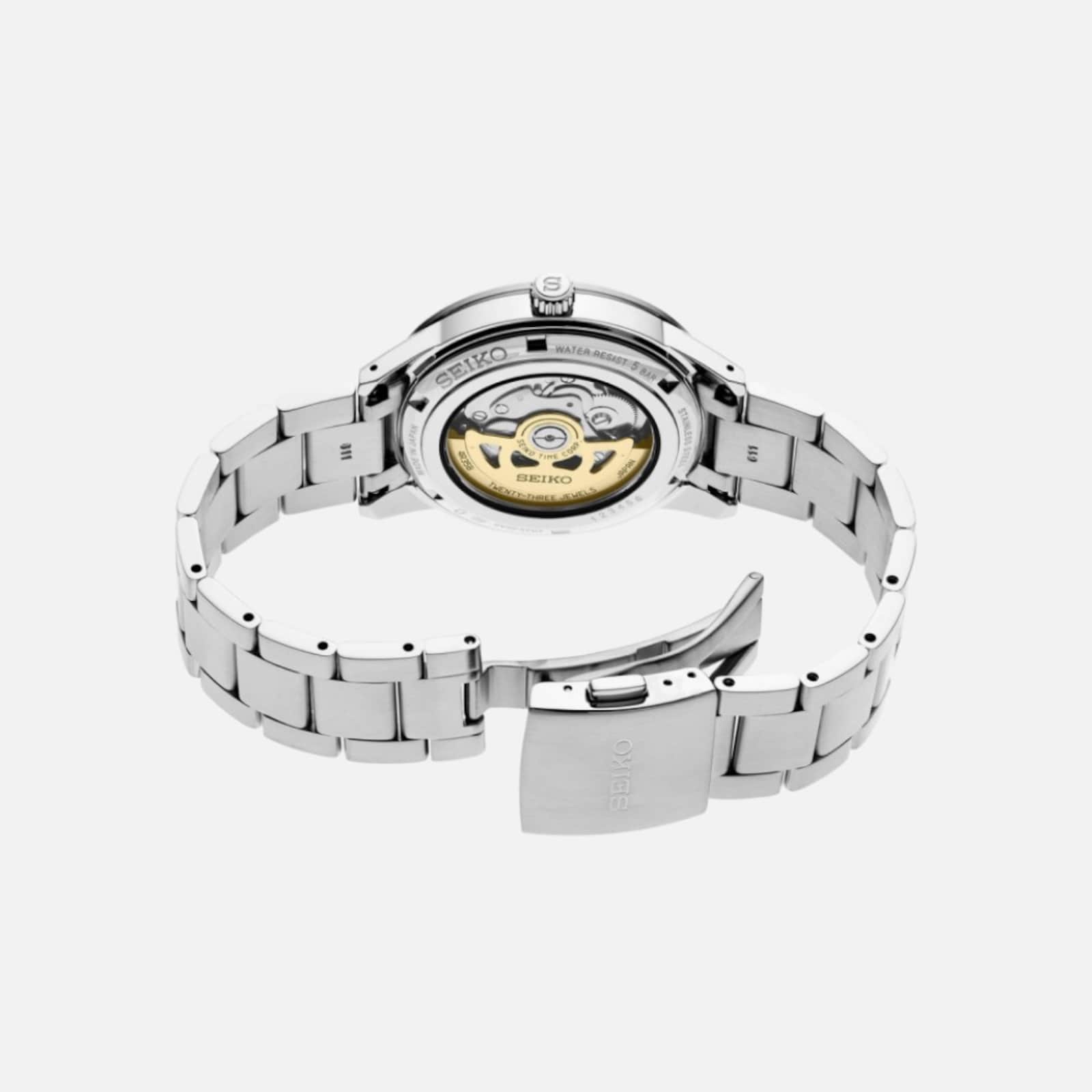 Seiko Presage Presage Style 60s Limited Edition 39.5mm Bracelet & Strap ...