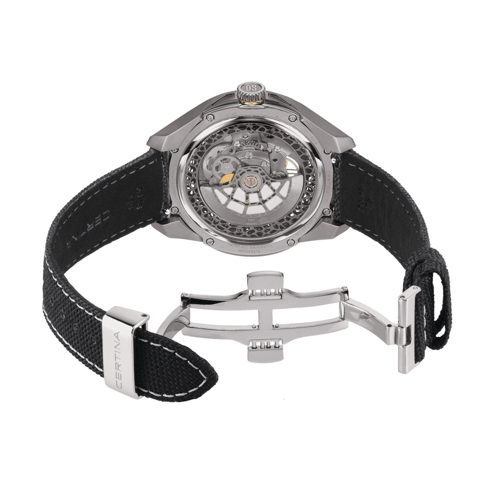 Certina DS Skeleton 42mm Mens Watch C0424075608110 | Goldsmiths