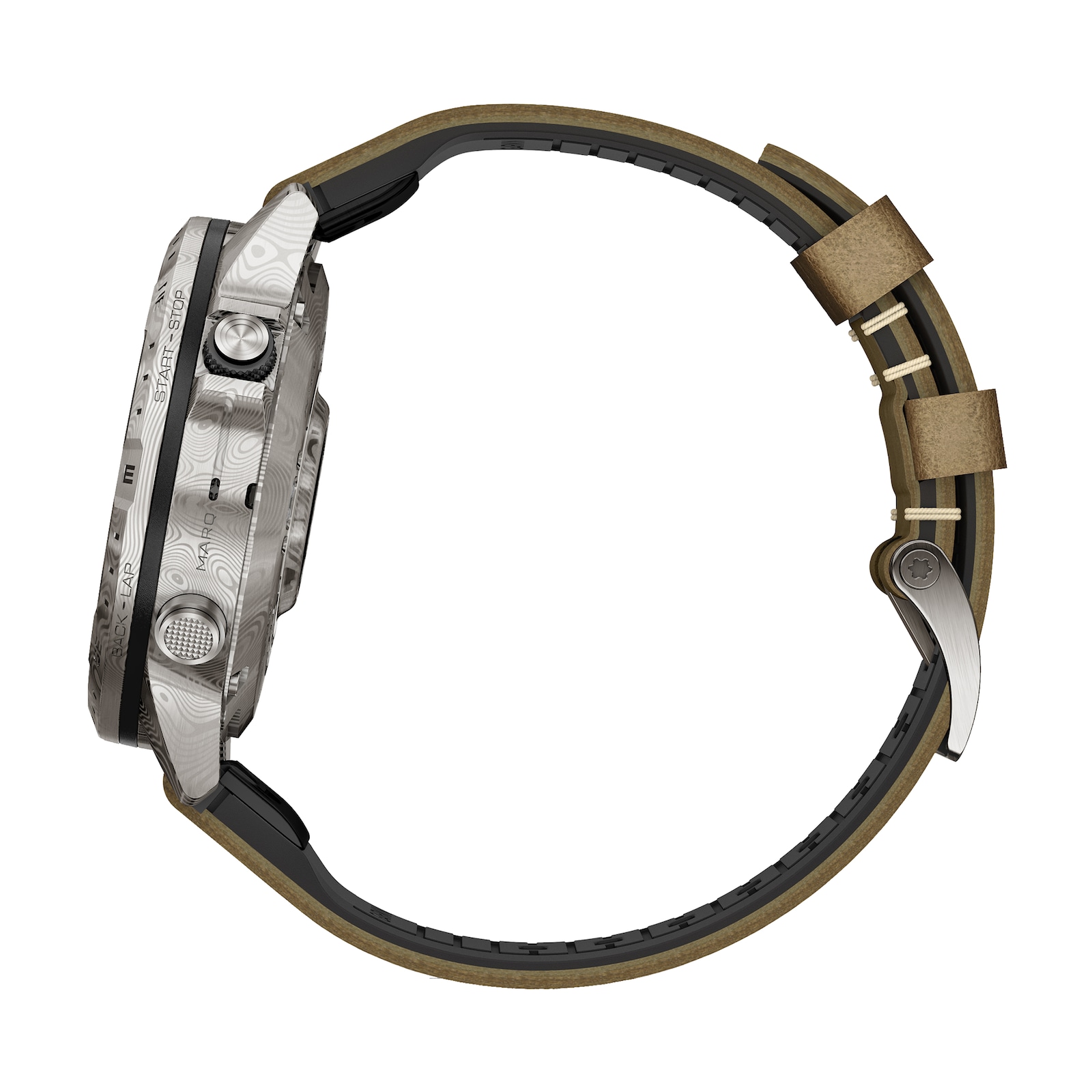 Garmin MARQ Adventurer (Gen 2) Damascus Steel Edition 46mm Smart Watch ...