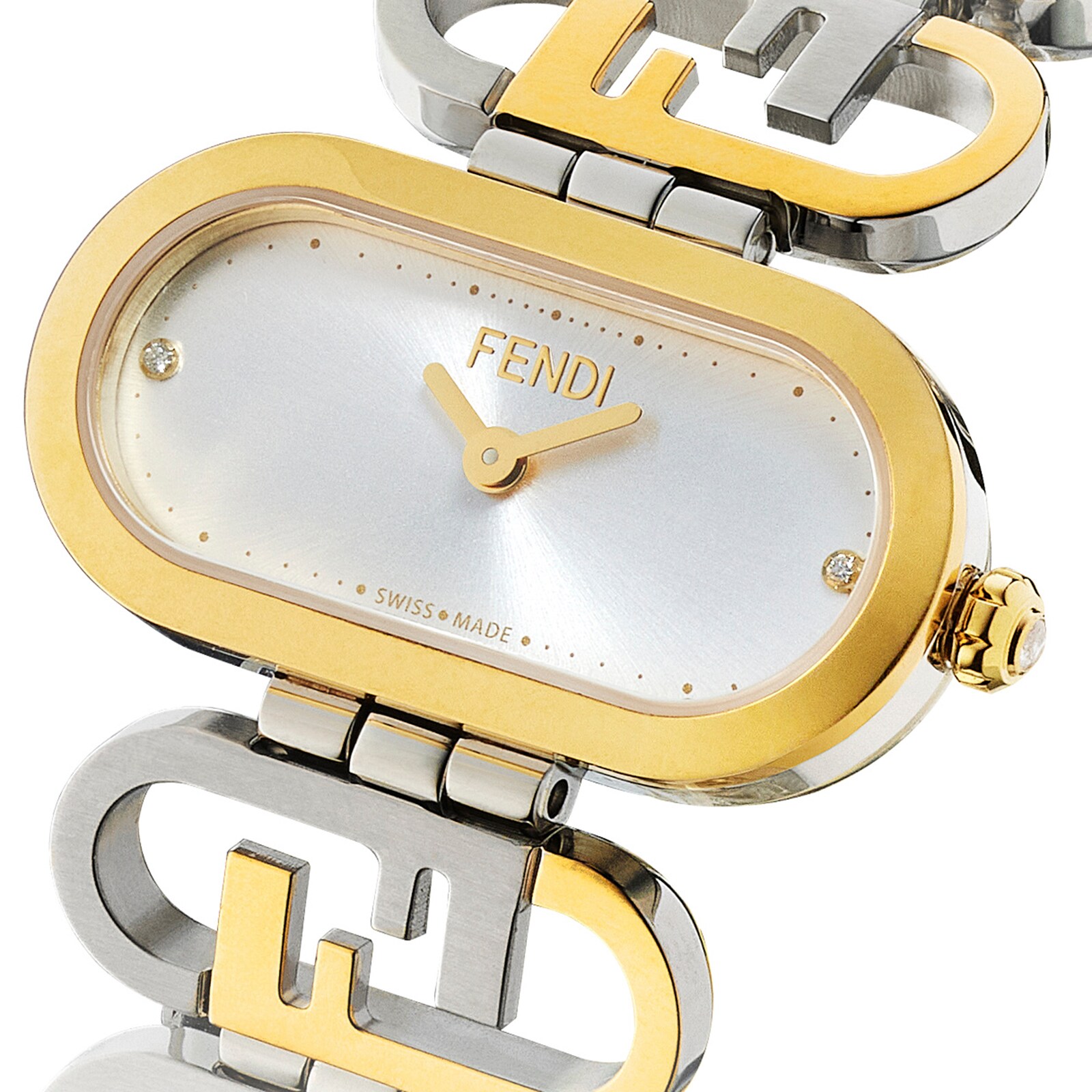 Fendi O'Lock Horizontal 28.30mm X 14.80mm Ladies Watch FOW959A85FF0HH3 ...