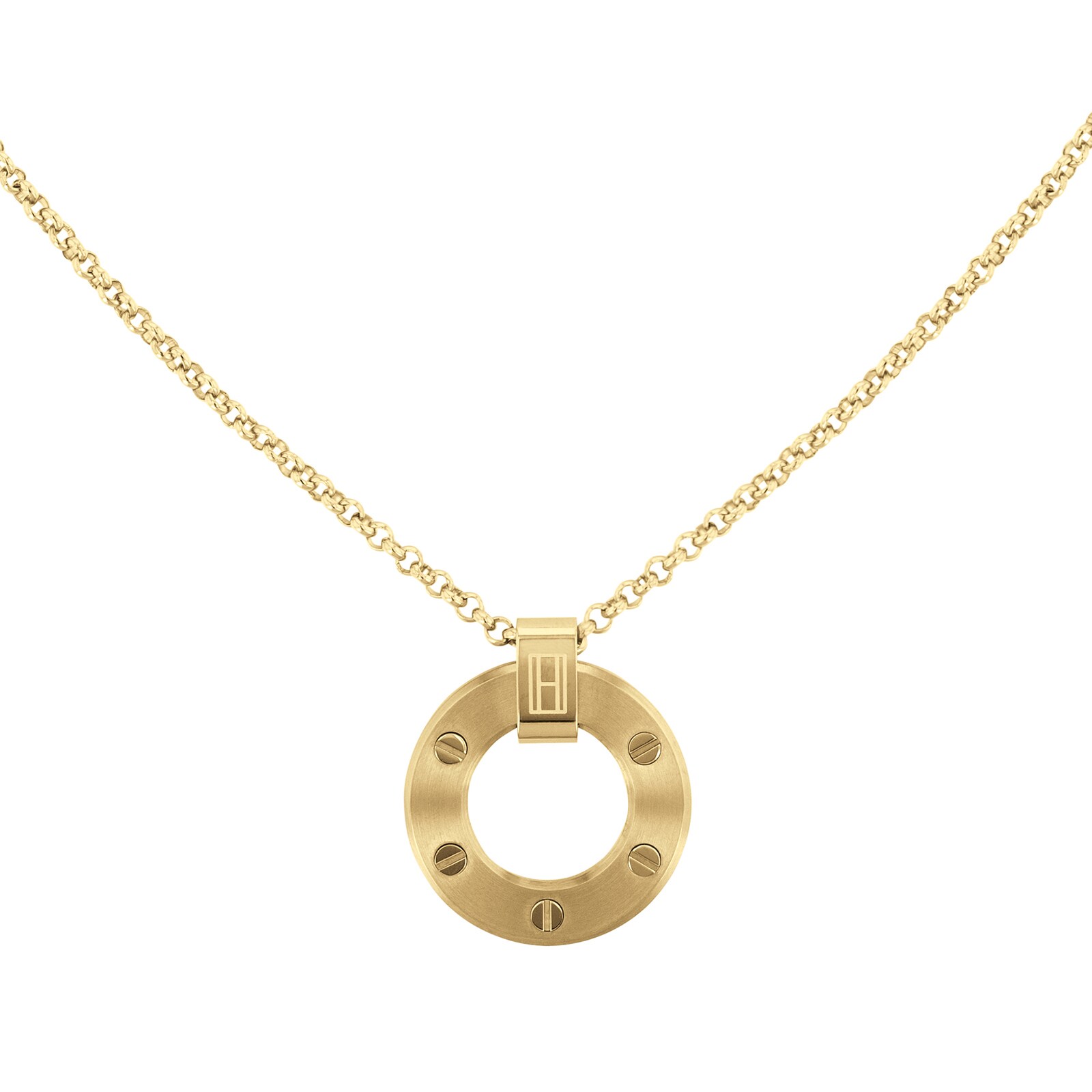 Tommy Hilfiger Yellow Gold Coloured Hardware Ring Pendant 2780605 ...