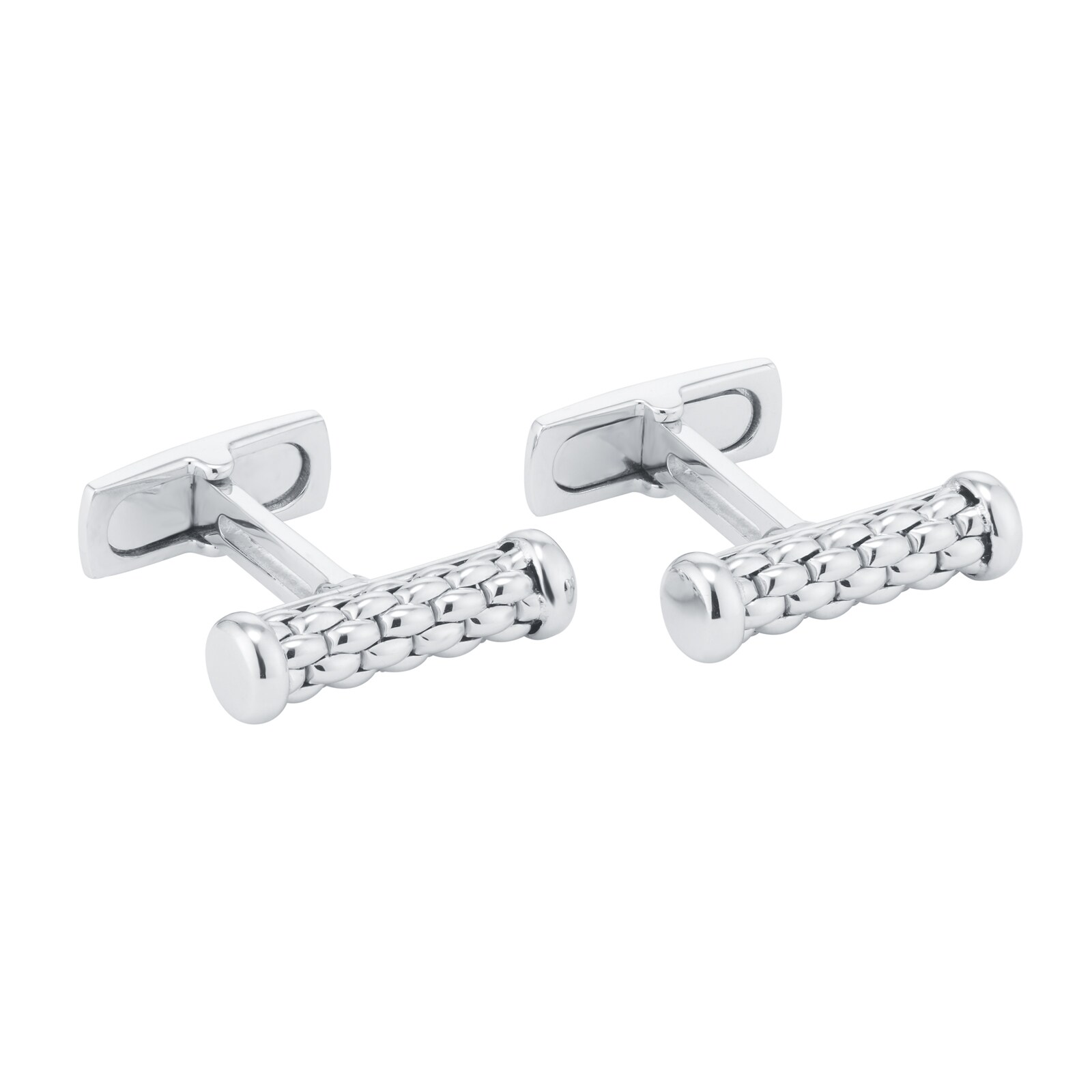 Fope Mens 18ct White Gold Cufflinks 00106GX_XX_B_XBX_000 | Goldsmiths